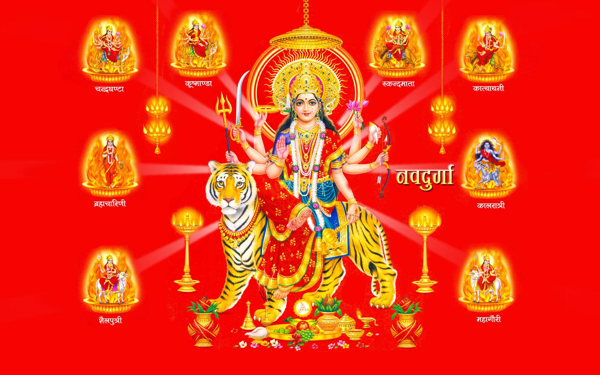 Nav Durga Wallpapers - Top Free Nav Durga Backgrounds - WallpaperAccess