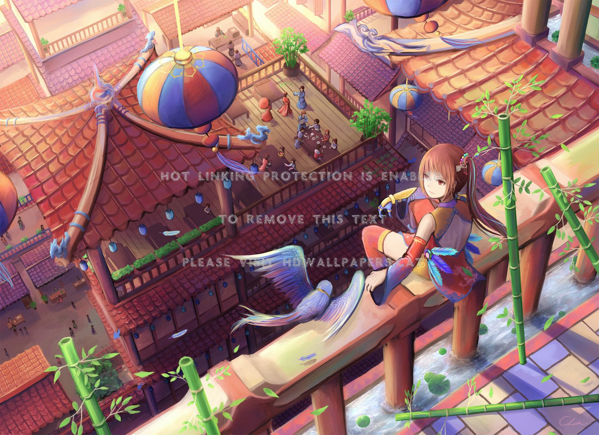 Anime Rooftop Wallpapers - Top Free Anime Rooftop Backgrounds ...
