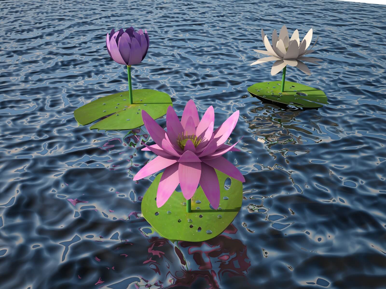 3D Lotus Wallpapers - Top Free 3D Lotus Backgrounds - WallpaperAccess
