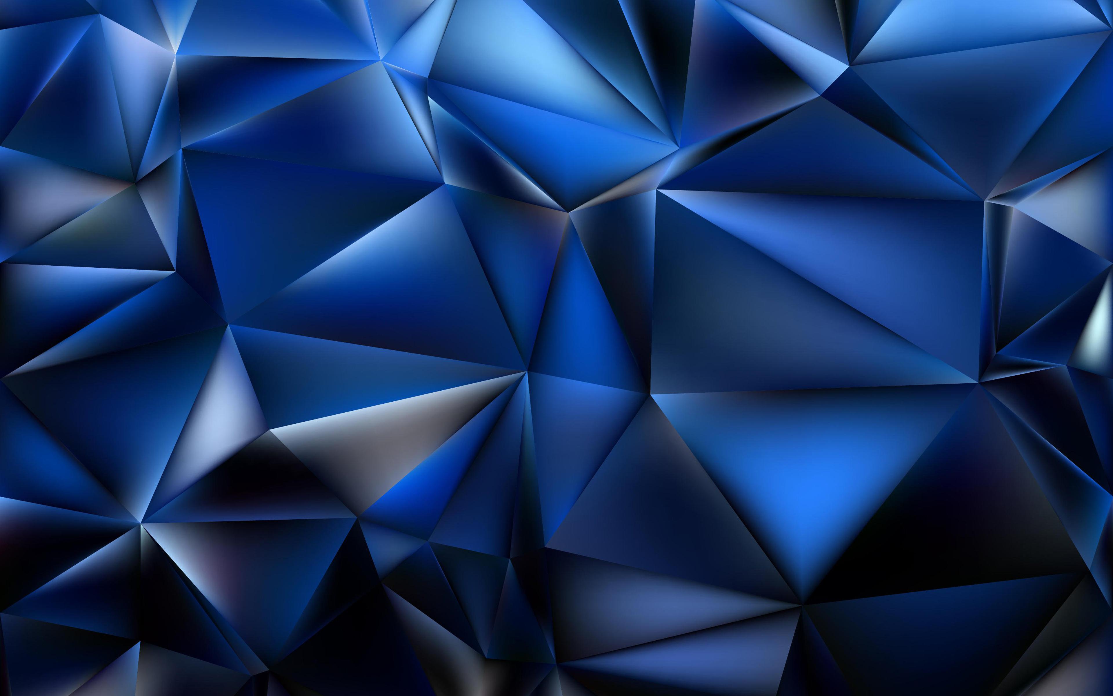 Blue 4K Polygons Wallpapers - Top Free Blue 4K Polygons Backgrounds ...