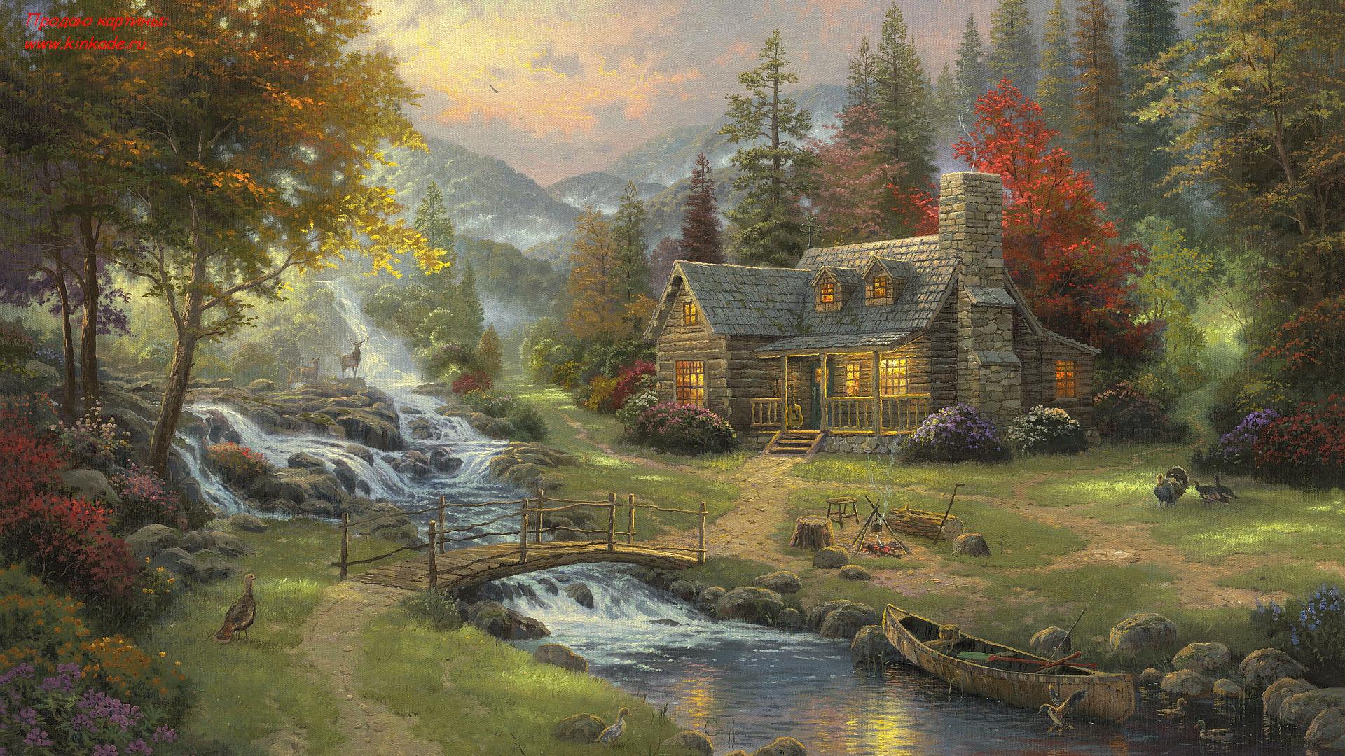 Thomas Kinkade Summer Wallpapers - Top Free Thomas Kinkade Summer ...
