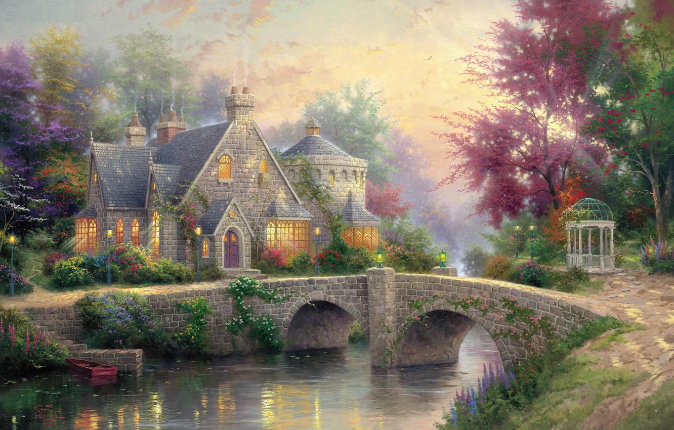 Thomas Kinkade Summer Wallpapers - Top Free Thomas Kinkade Summer ...