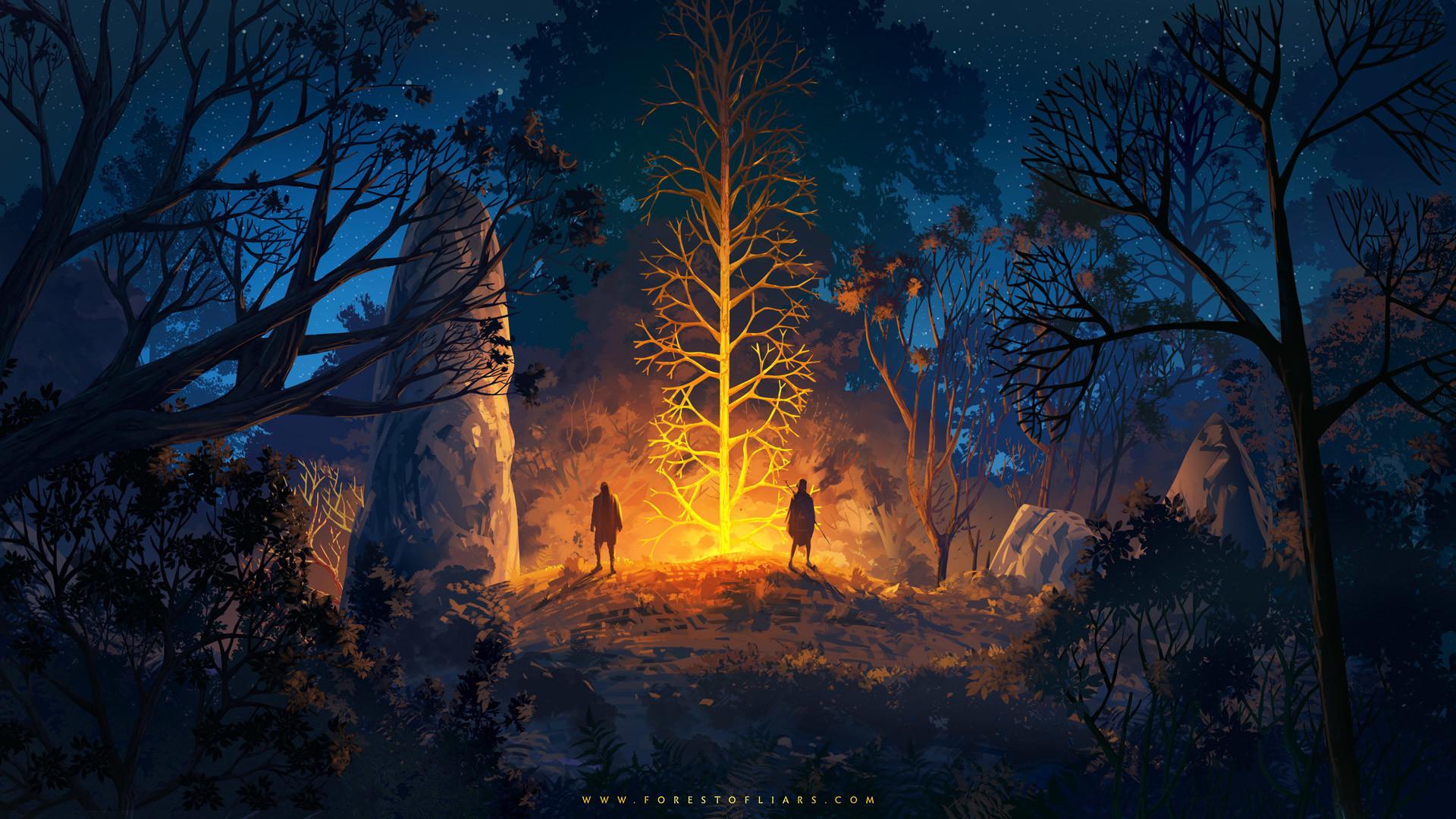 Camping Forest Wallpapers - Top Free Camping Forest Backgrounds ...