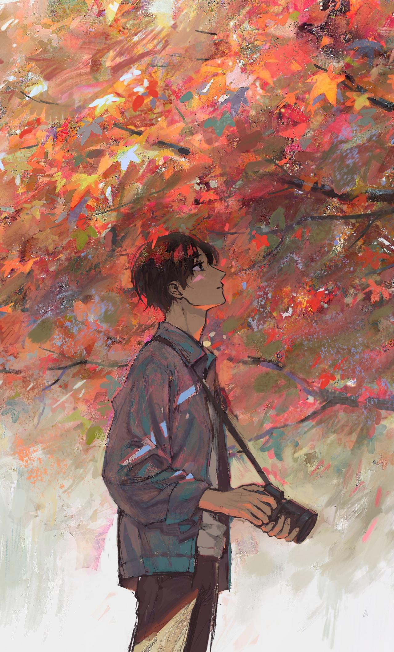 Anime Autumn Wallpapers - Top Free Anime Autumn Backgrounds ...