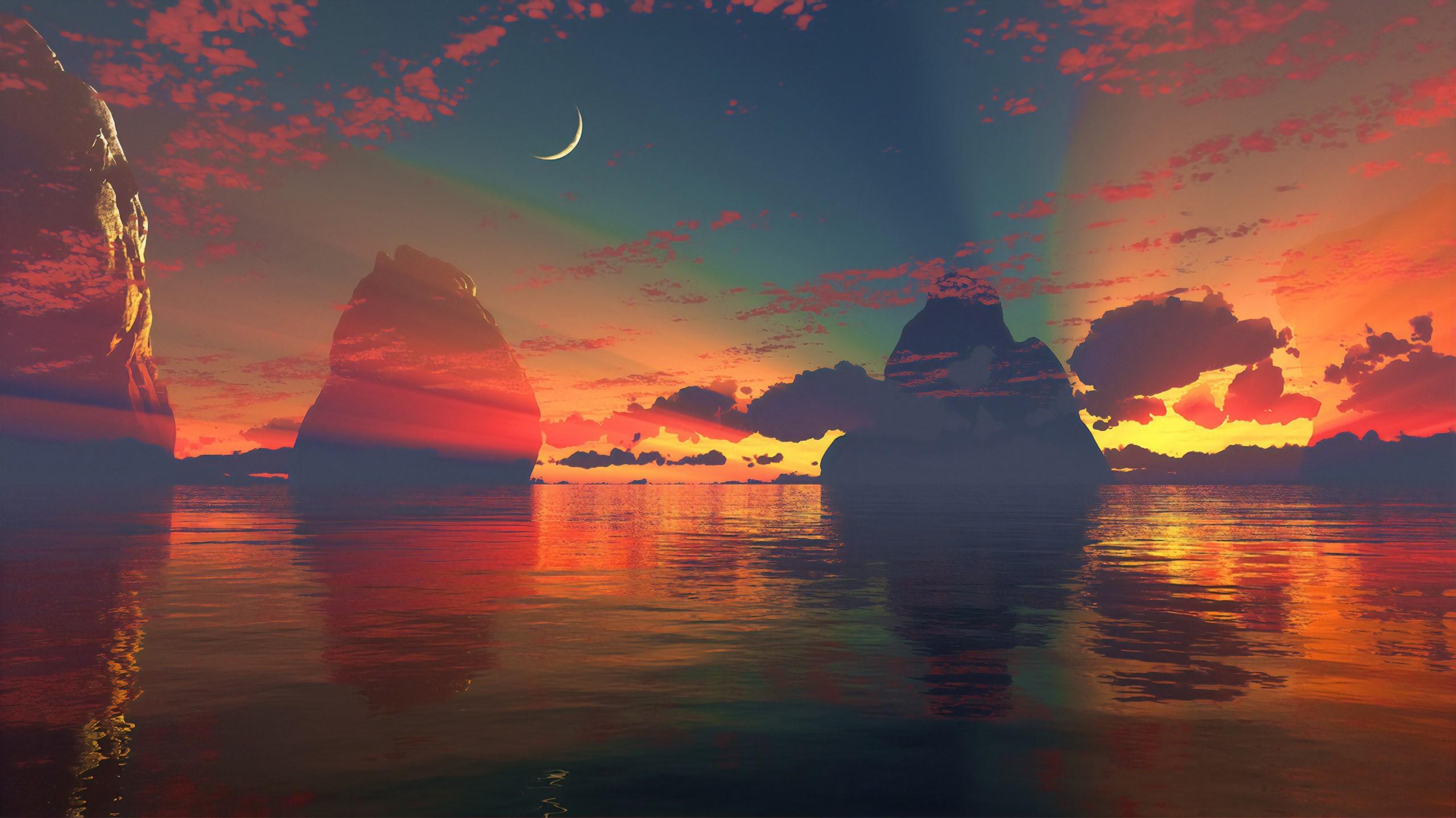 Digital Sunrise Wallpapers - Top Free Digital Sunrise Backgrounds ...