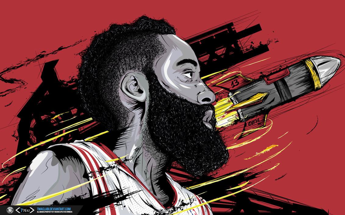 Cartoon James Harden Wallpapers - Top Free Cartoon James Harden ...