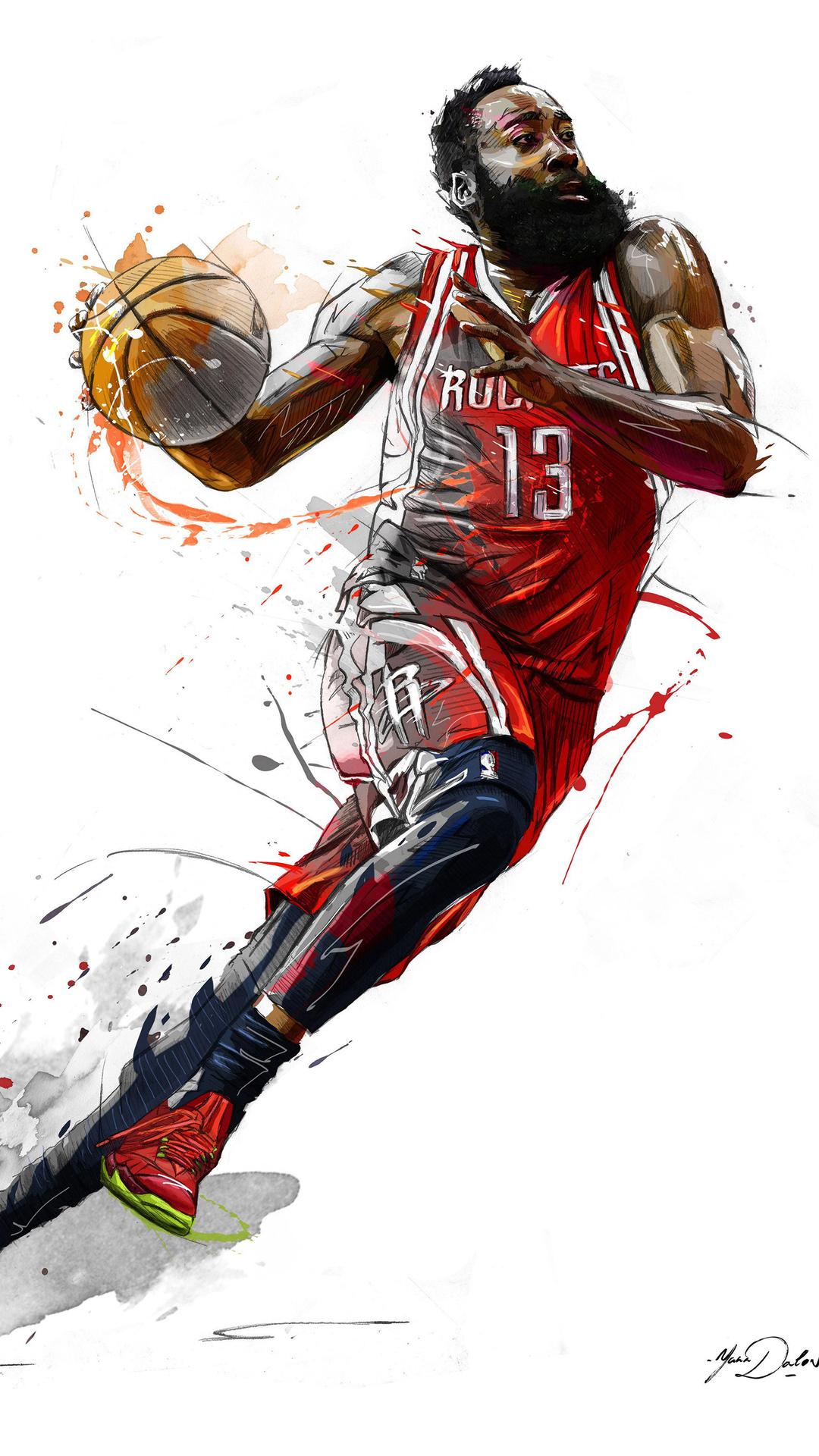 Cartoon James Harden Wallpapers - Top Free Cartoon James Harden ...