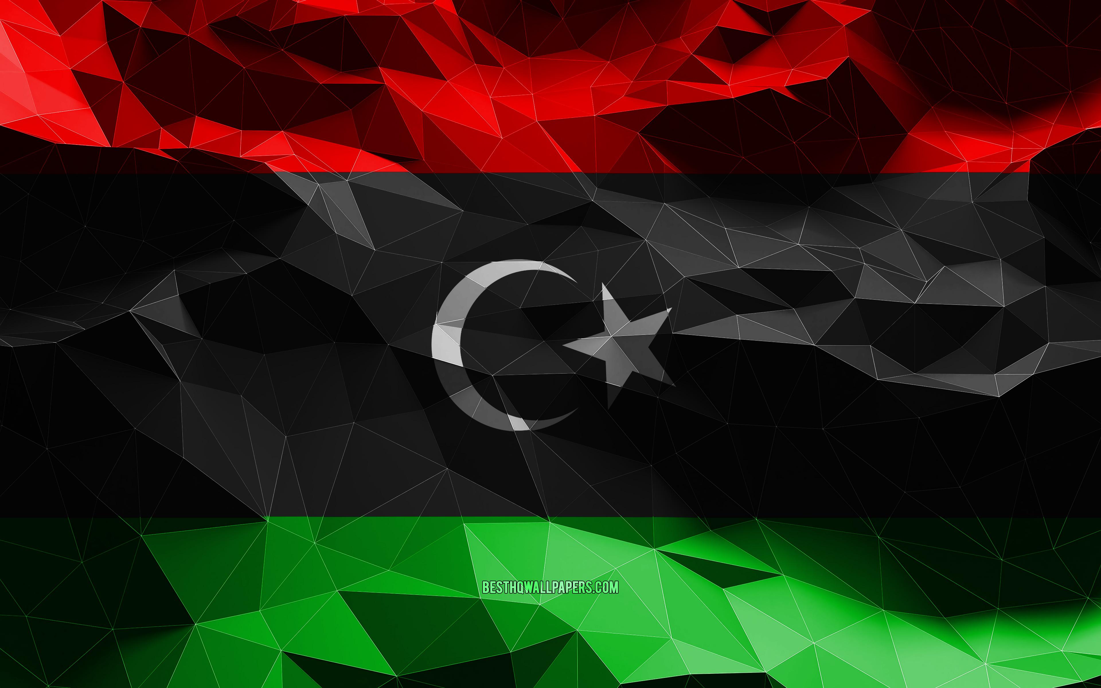 Libya Flag Wallpapers - Top Free Libya Flag Backgrounds - WallpaperAccess