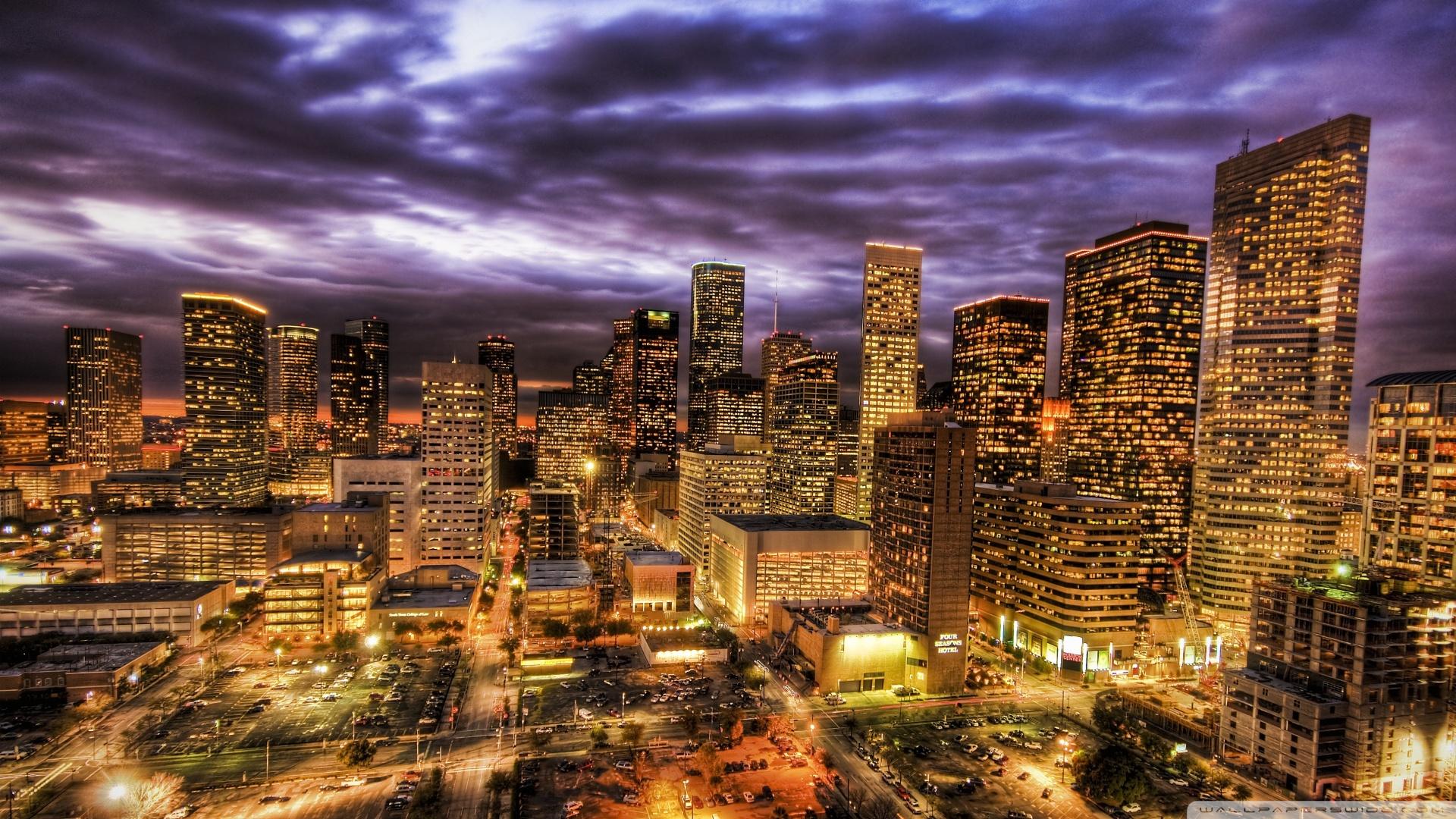 Downtown Houston Skyline Wallpapers - Top Free Downtown Houston Skyline ...