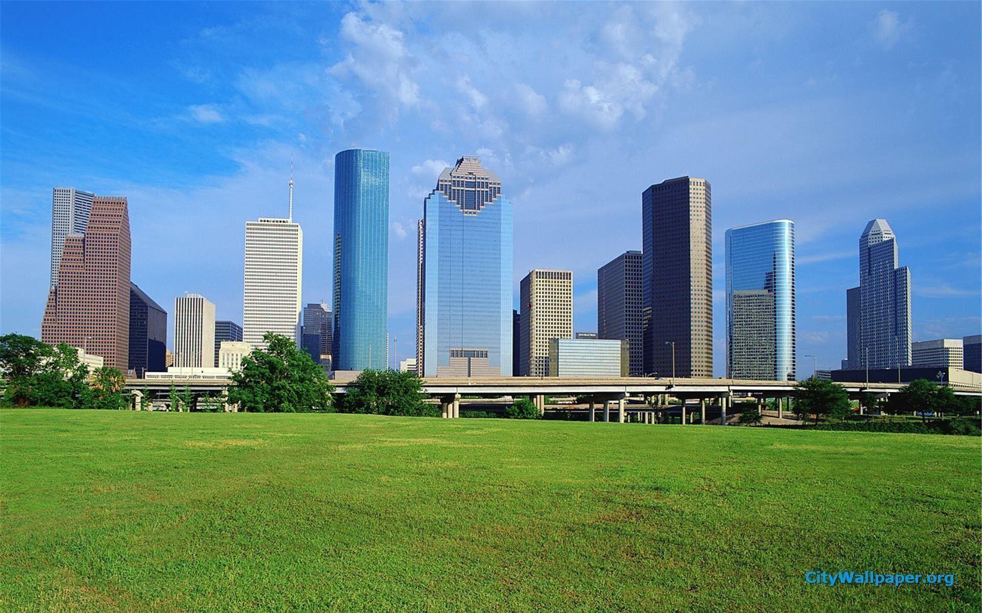 Downtown Houston Skyline Wallpapers - Top Free Downtown Houston Skyline ...