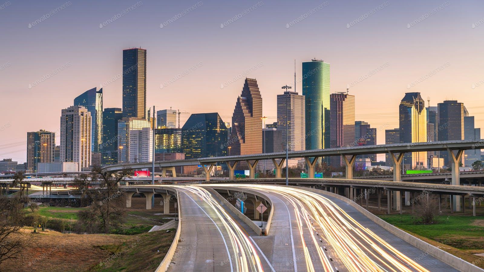 Downtown Houston Skyline Wallpapers - Top Free Downtown Houston Skyline ...