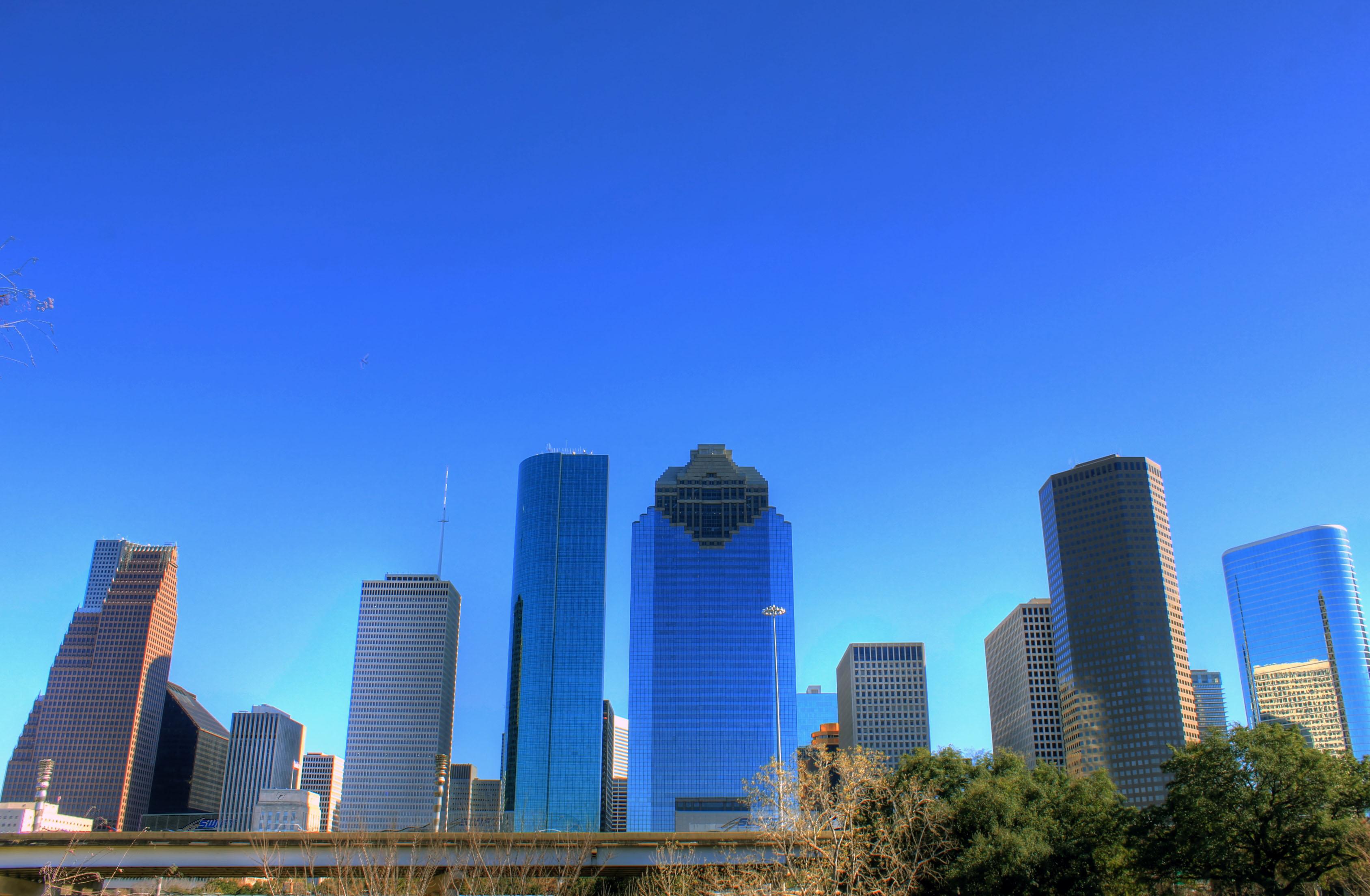 Downtown Houston Skyline Wallpapers - Top Free Downtown Houston Skyline ...