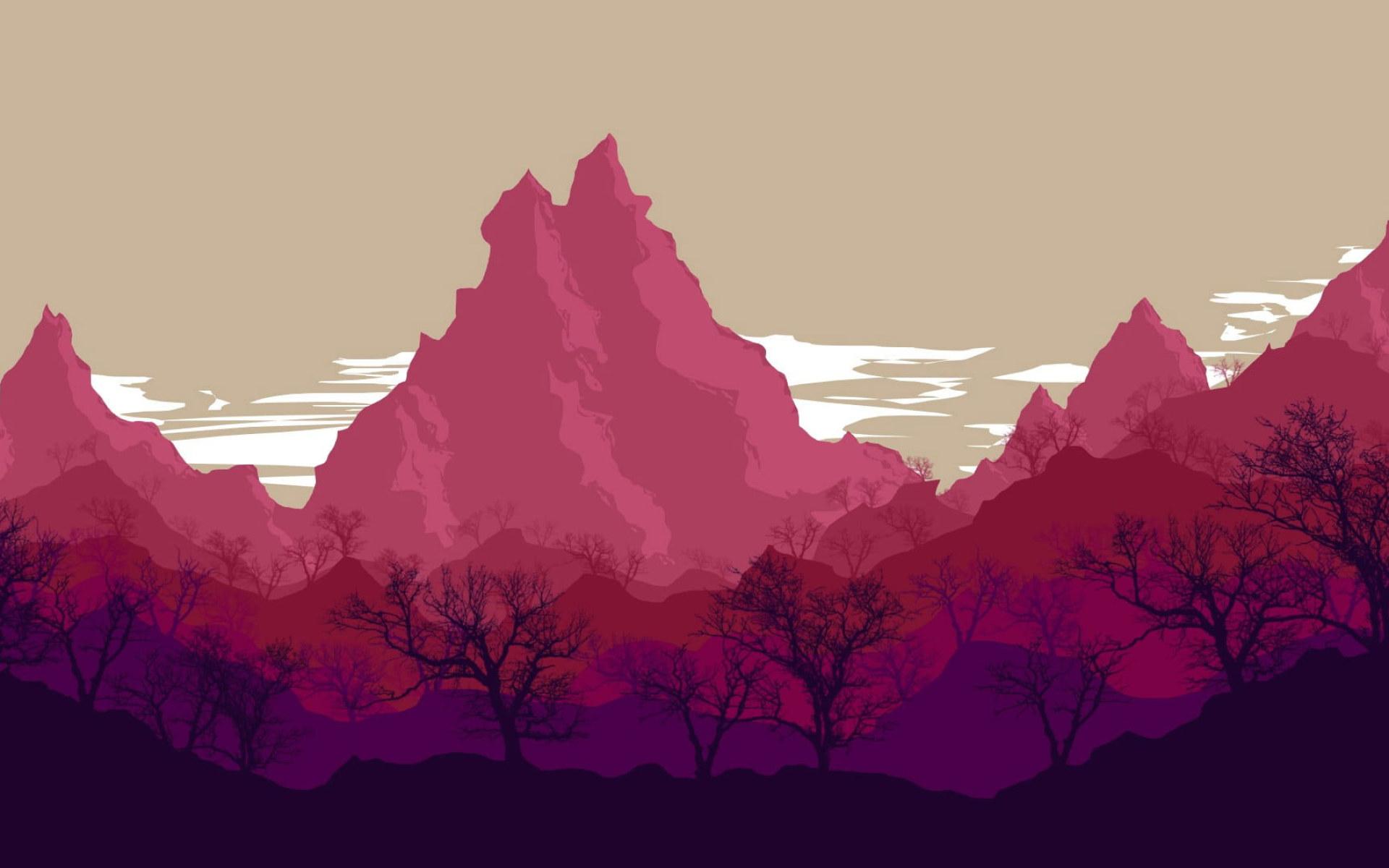 Mountain Illustration Wallpapers - Top Free Mountain Illustration ...