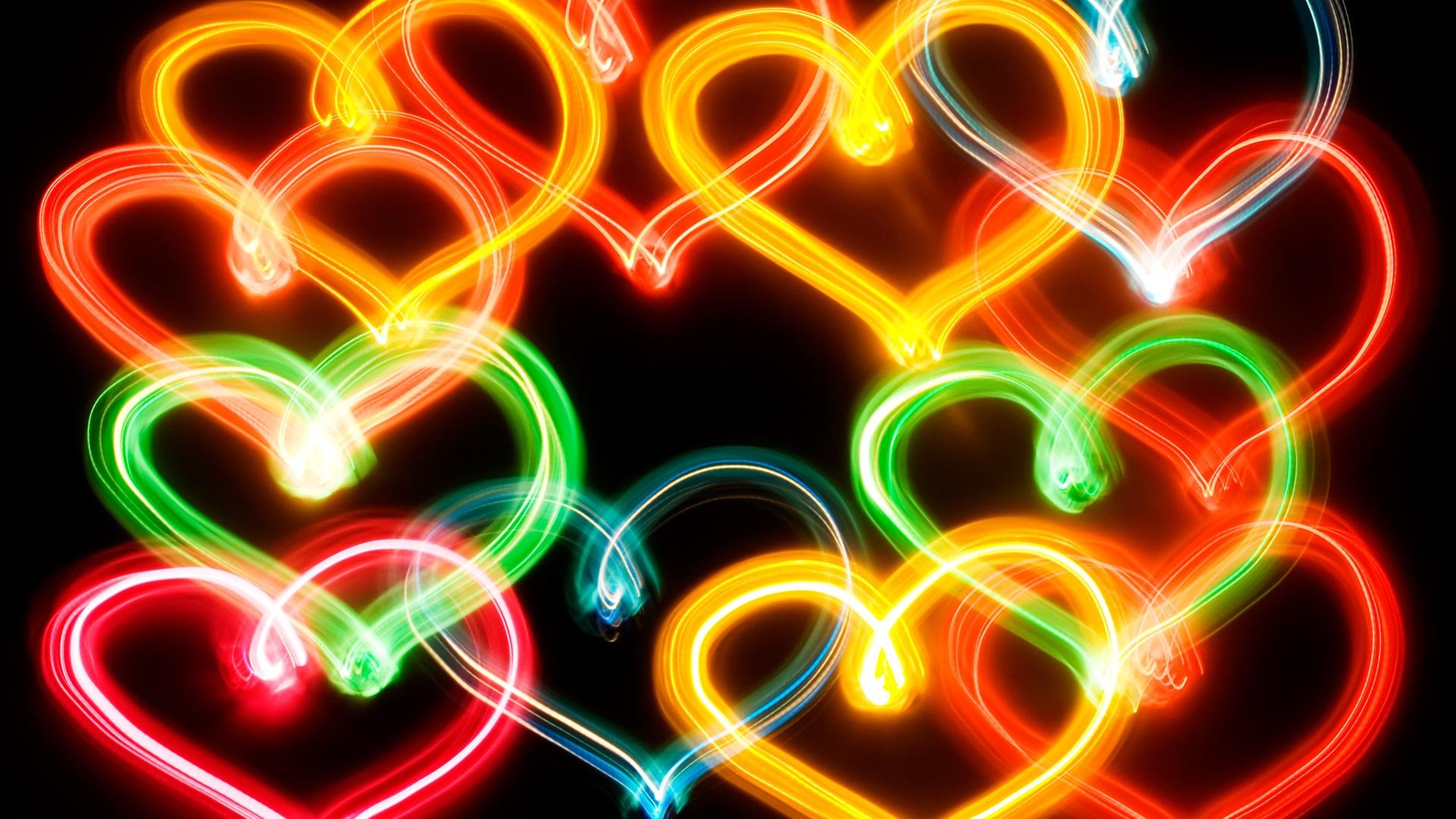 Neon Heart Desktop Wallpapers - Top Free Neon Heart Desktop Backgrounds ...