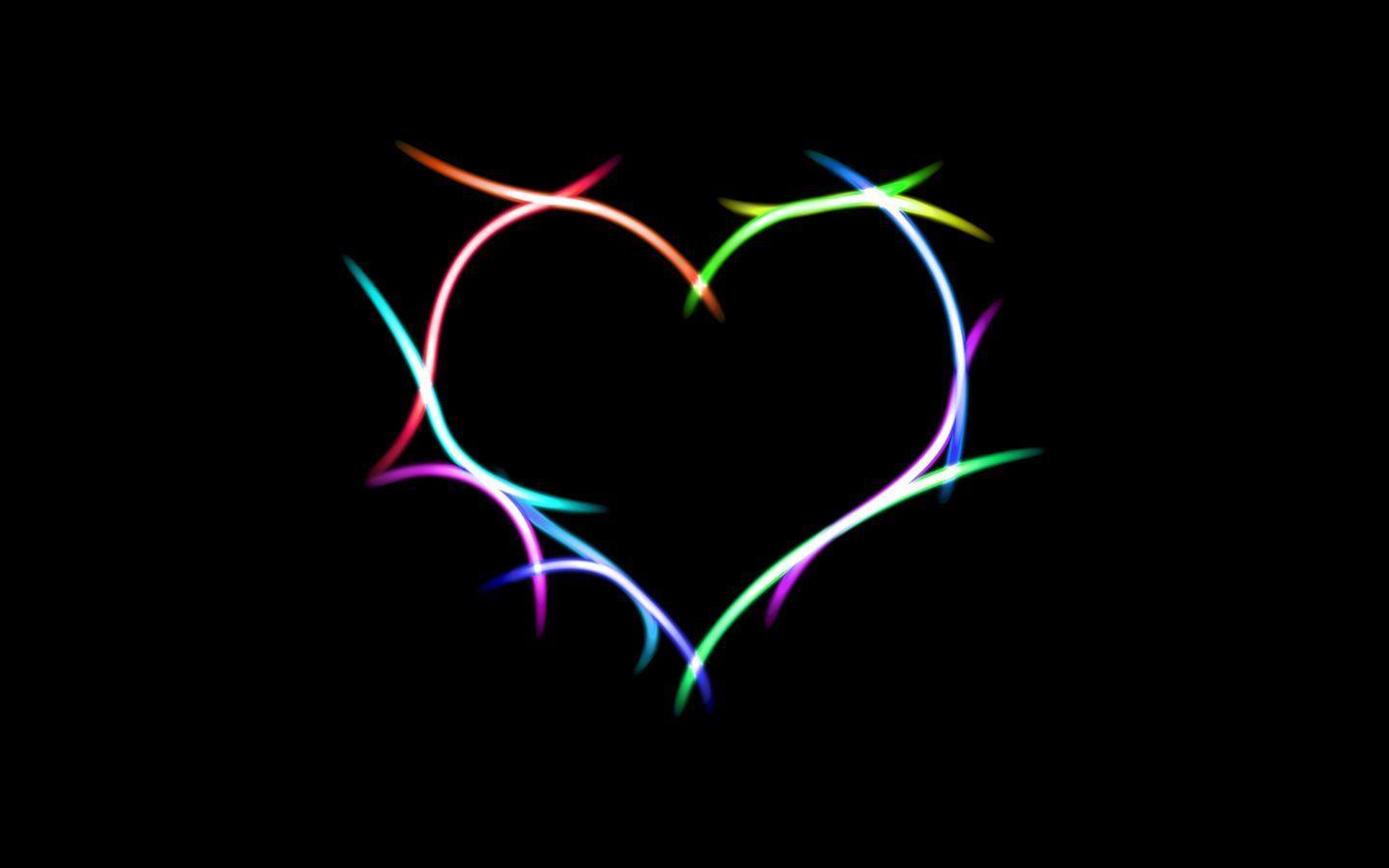 Neon Heart Desktop Wallpapers - Top Free Neon Heart Desktop Backgrounds ...