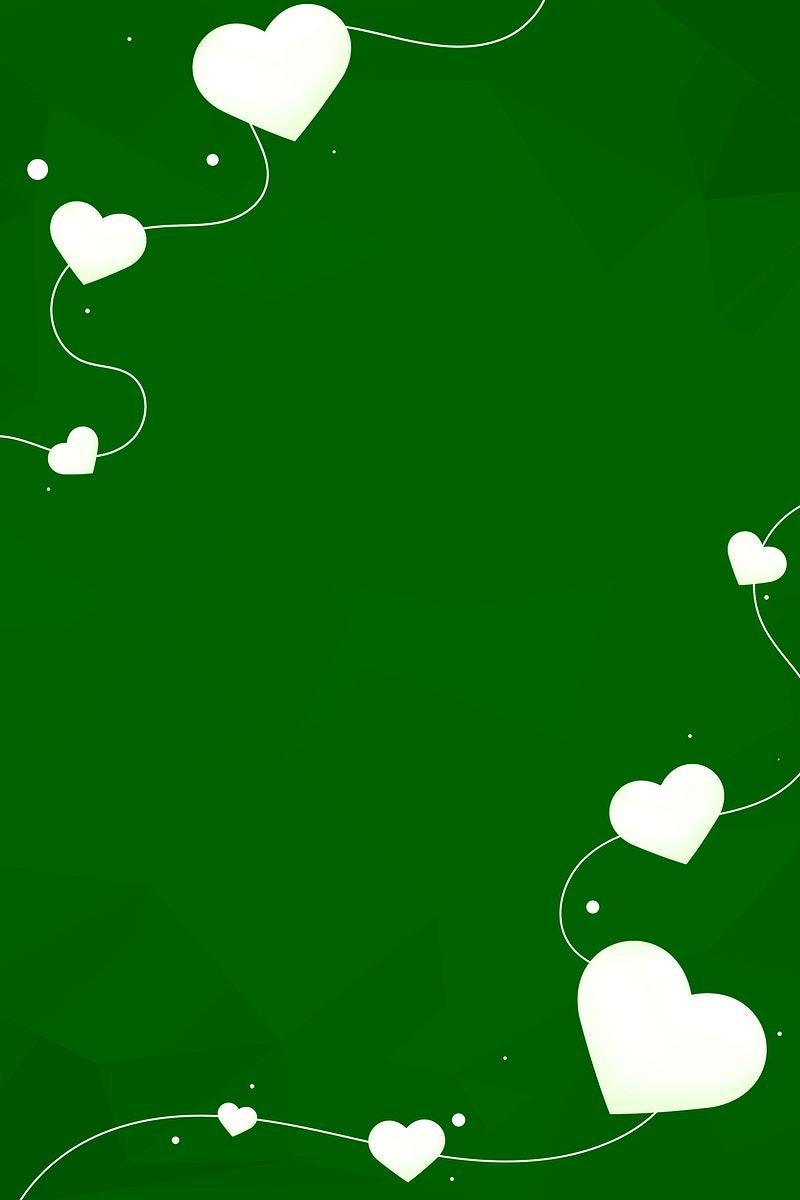 Green Heart Wallpapers - Top Free Green Heart Backgrounds - WallpaperAccess