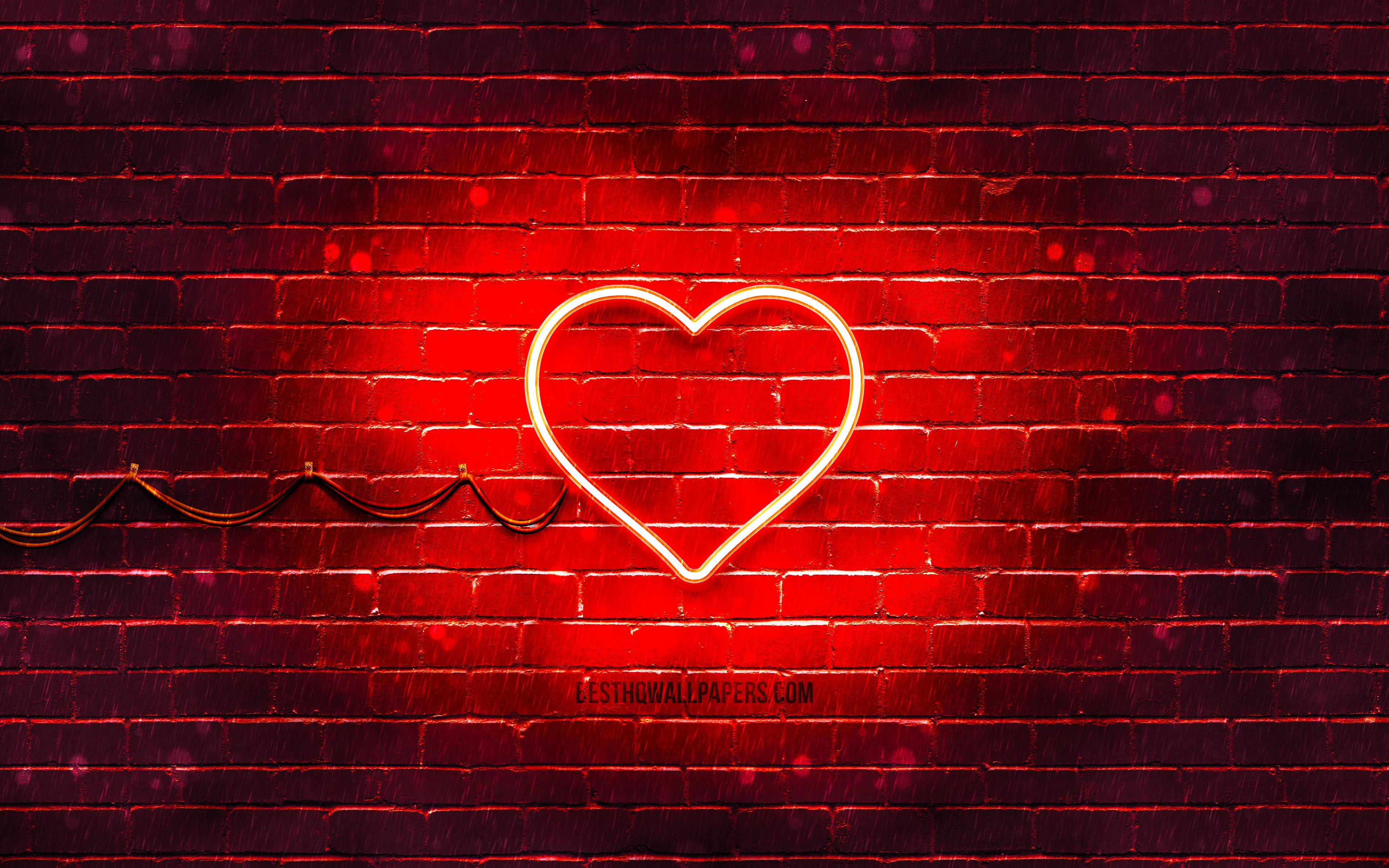 Neon Heart Desktop Wallpapers - Top Free Neon Heart Desktop Backgrounds ...