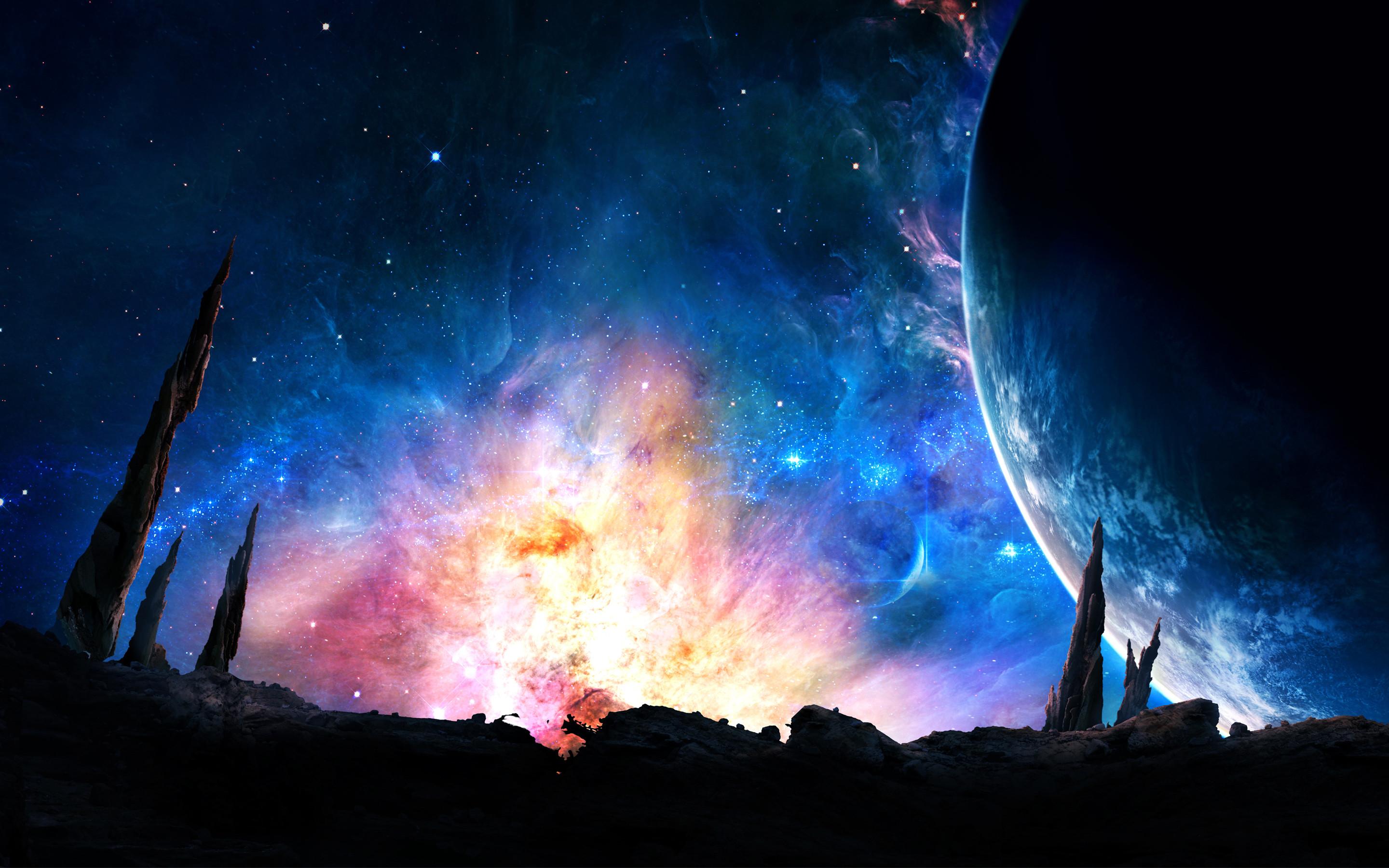 Colorful Space Art Wallpapers - Top Free Colorful Space Art Backgrounds ...