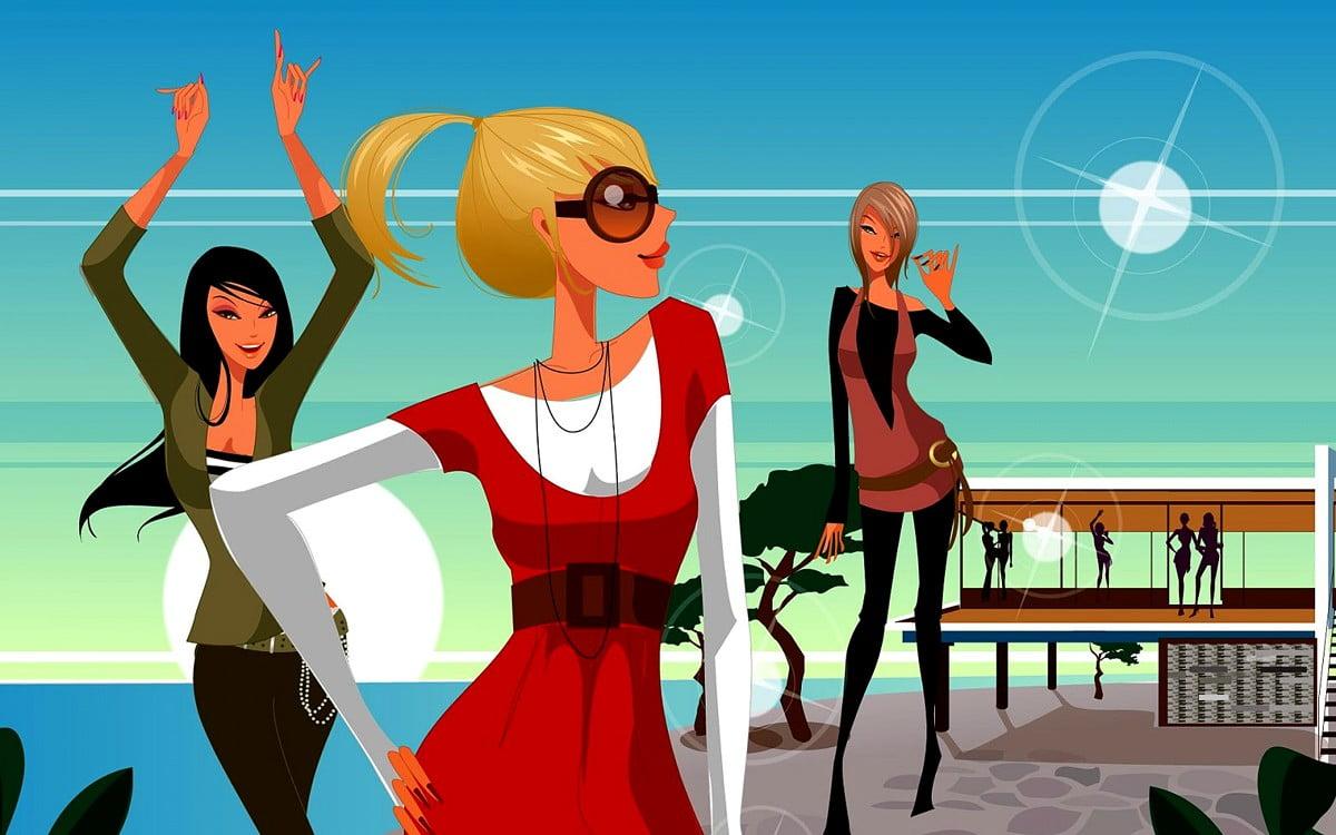 Fashion Cartoon Wallpapers - Top Free Fashion Cartoon Backgrounds ...