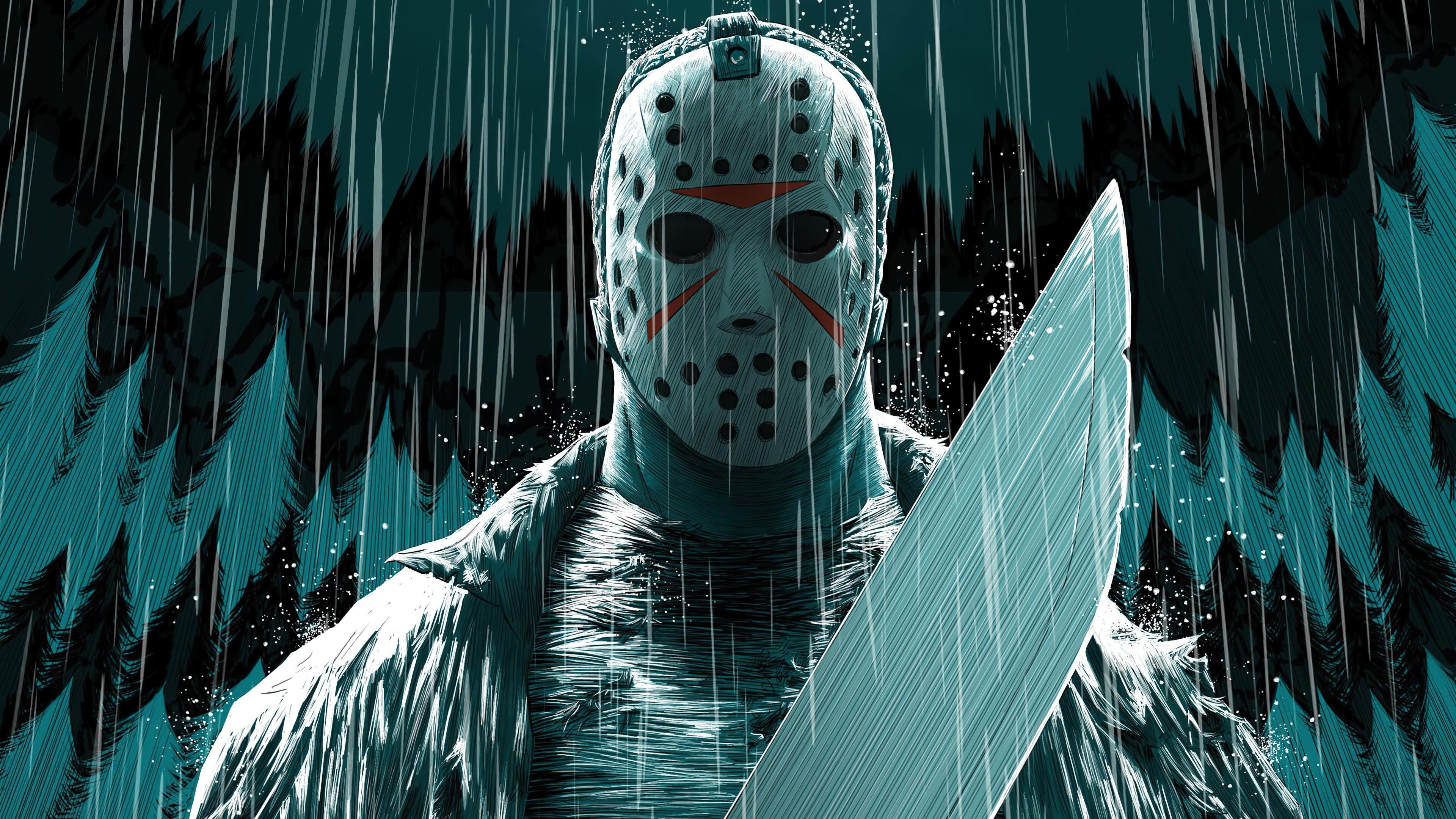 Jason Voorhees Art Wallpapers - Top Free Jason Voorhees Art Backgrounds ...
