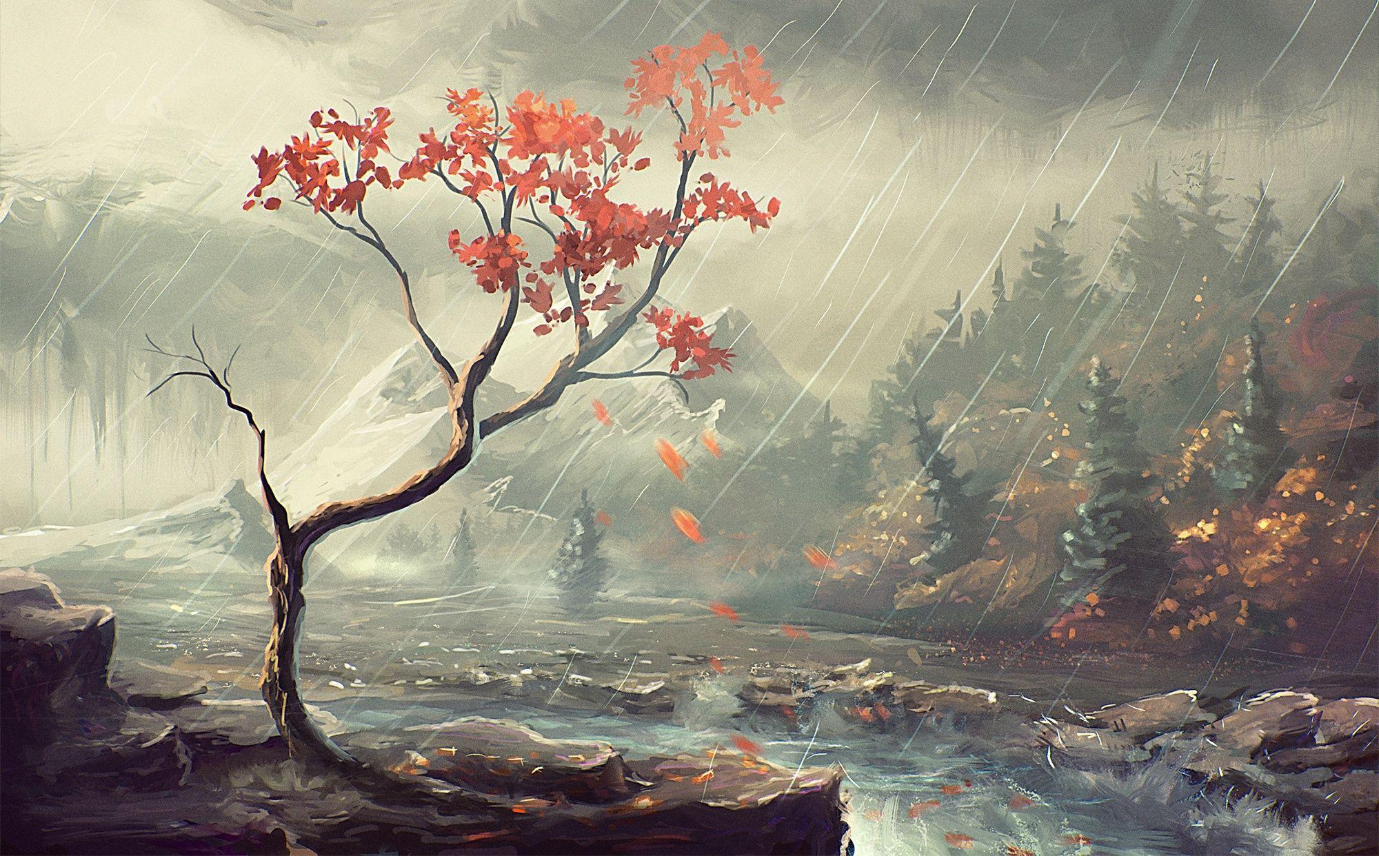 Winter Rain Wallpapers - Top Free Winter Rain Backgrounds - WallpaperAccess