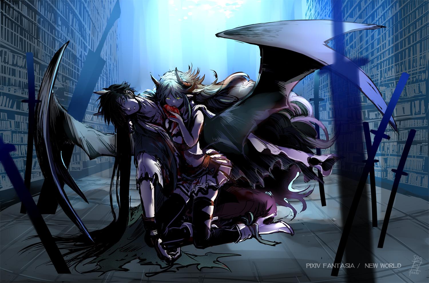 Blood Demon Wallpapers - Top Free Blood Demon Backgrounds - WallpaperAccess