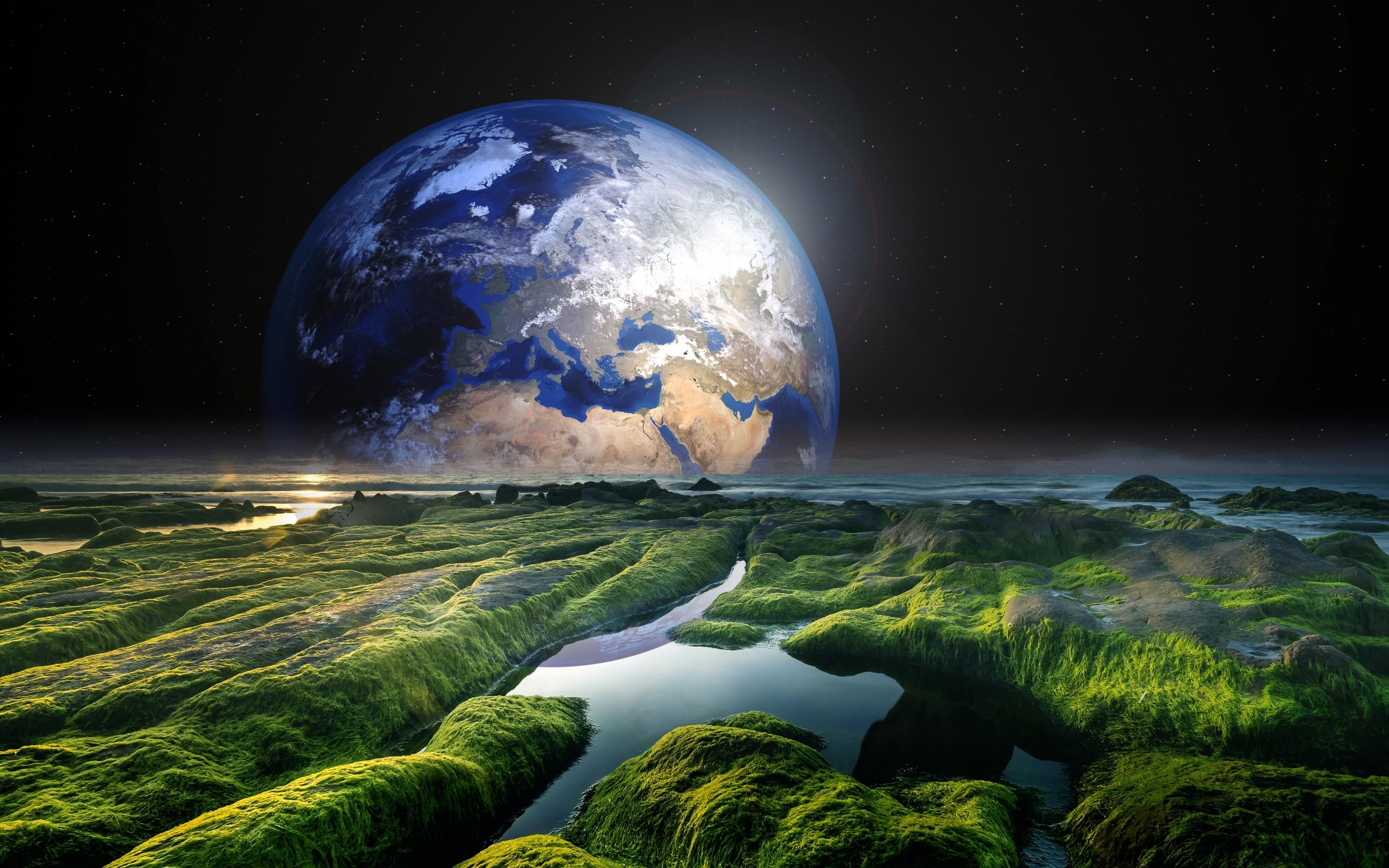 Space Sea Wallpapers - Top Free Space Sea Backgrounds - WallpaperAccess