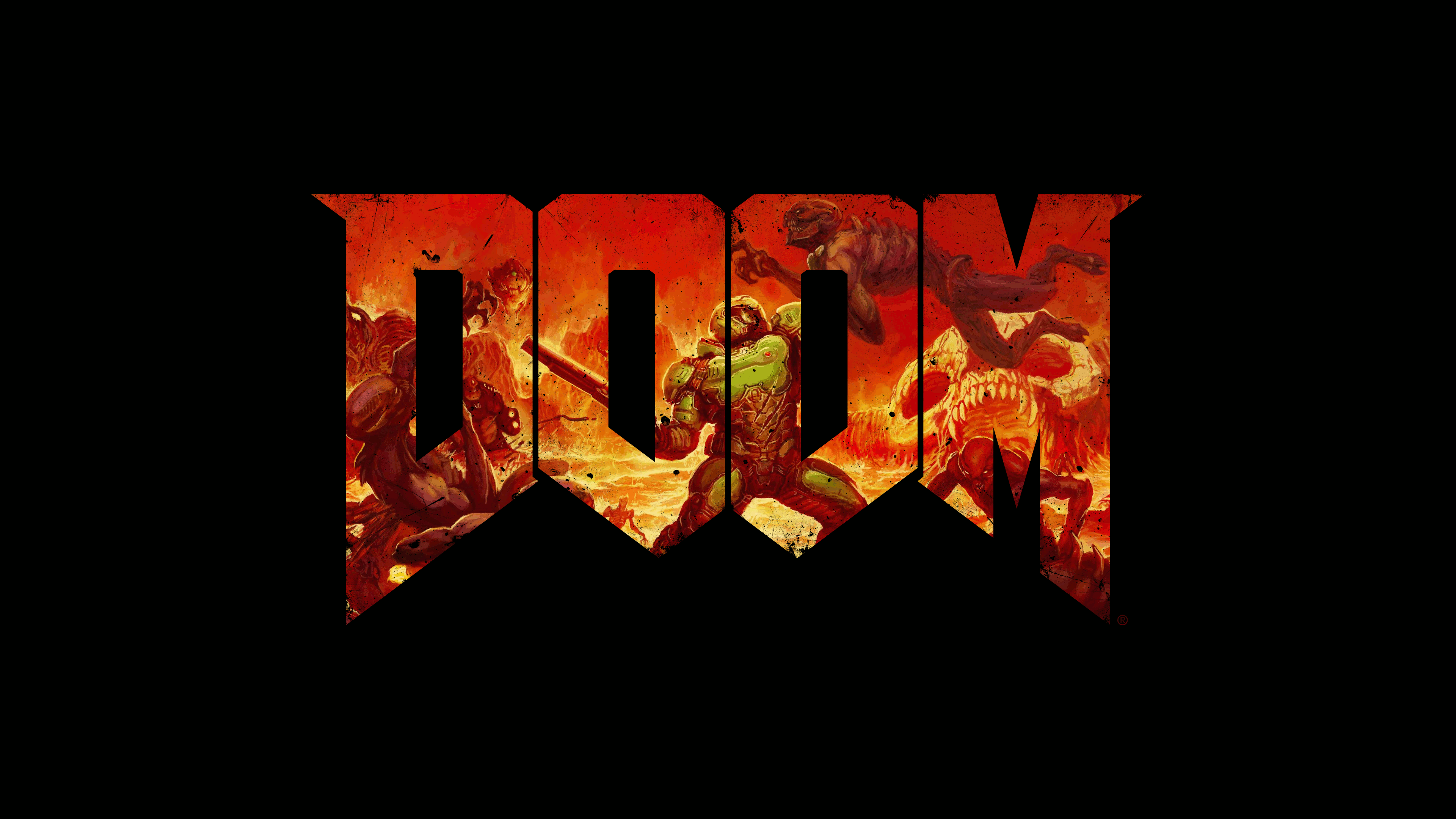 Doom Logo Wallpapers - Top Free Doom Logo Backgrounds - WallpaperAccess