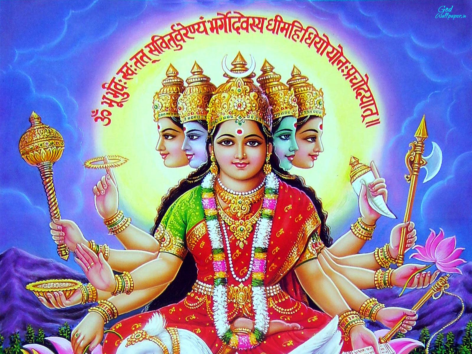 Gayatri Mata Wallpapers - Top Free Gayatri Mata Backgrounds ...