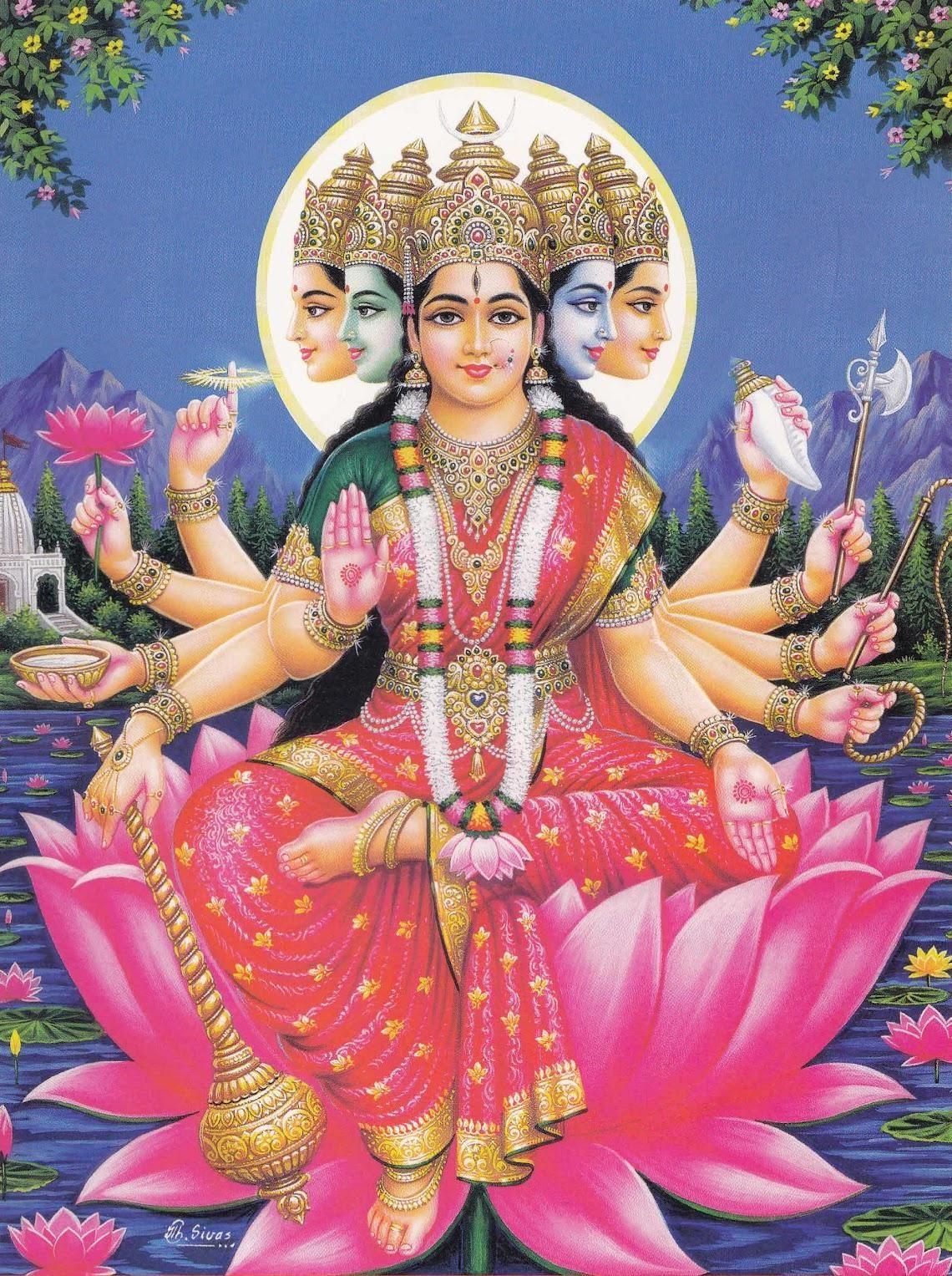Gayatri Mata Wallpapers - Top Free Gayatri Mata Backgrounds ...