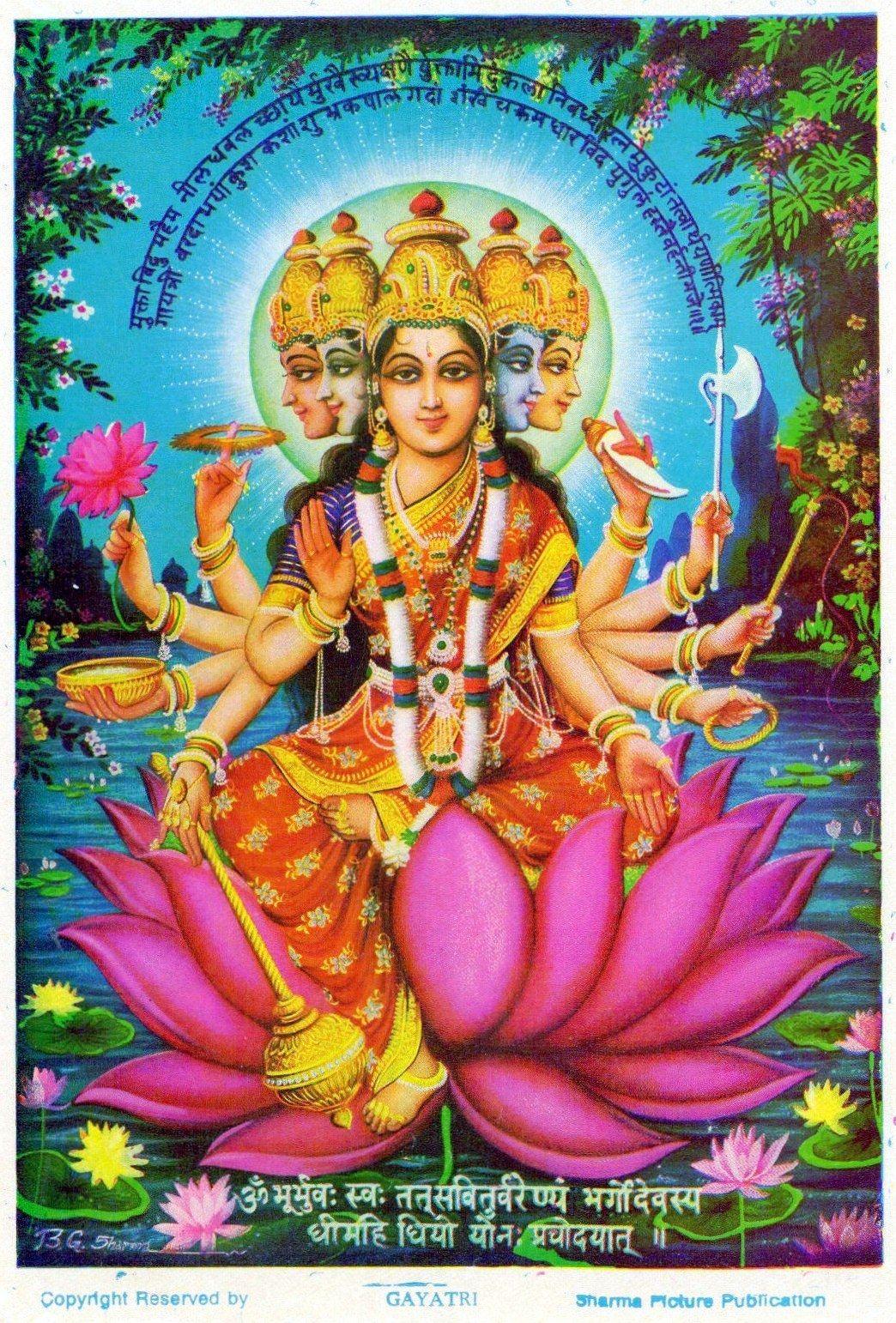 Gayatri Mata Wallpapers - Top Free Gayatri Mata Backgrounds ...