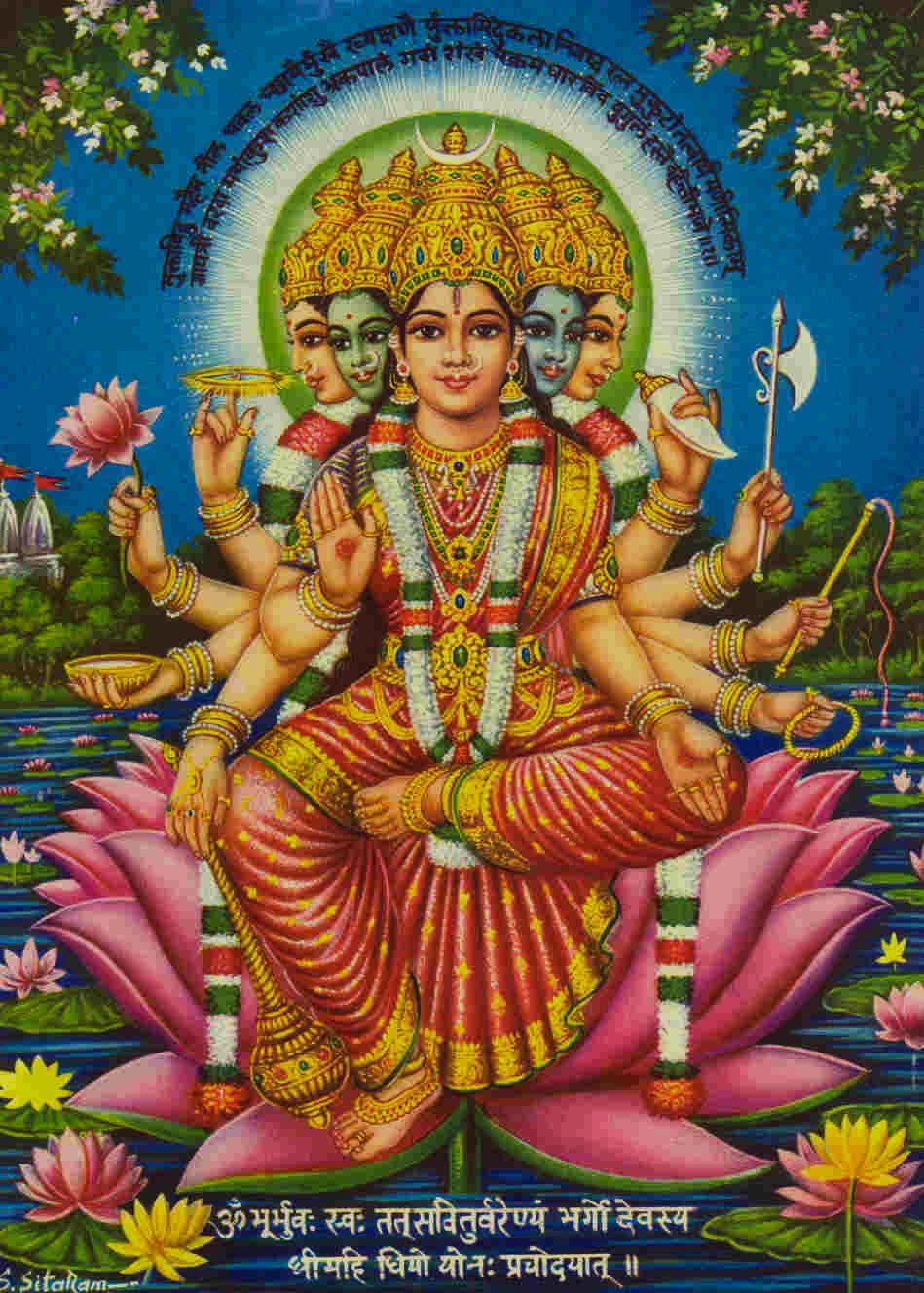 Gayatri Mata Wallpapers - Top Free Gayatri Mata Backgrounds ...