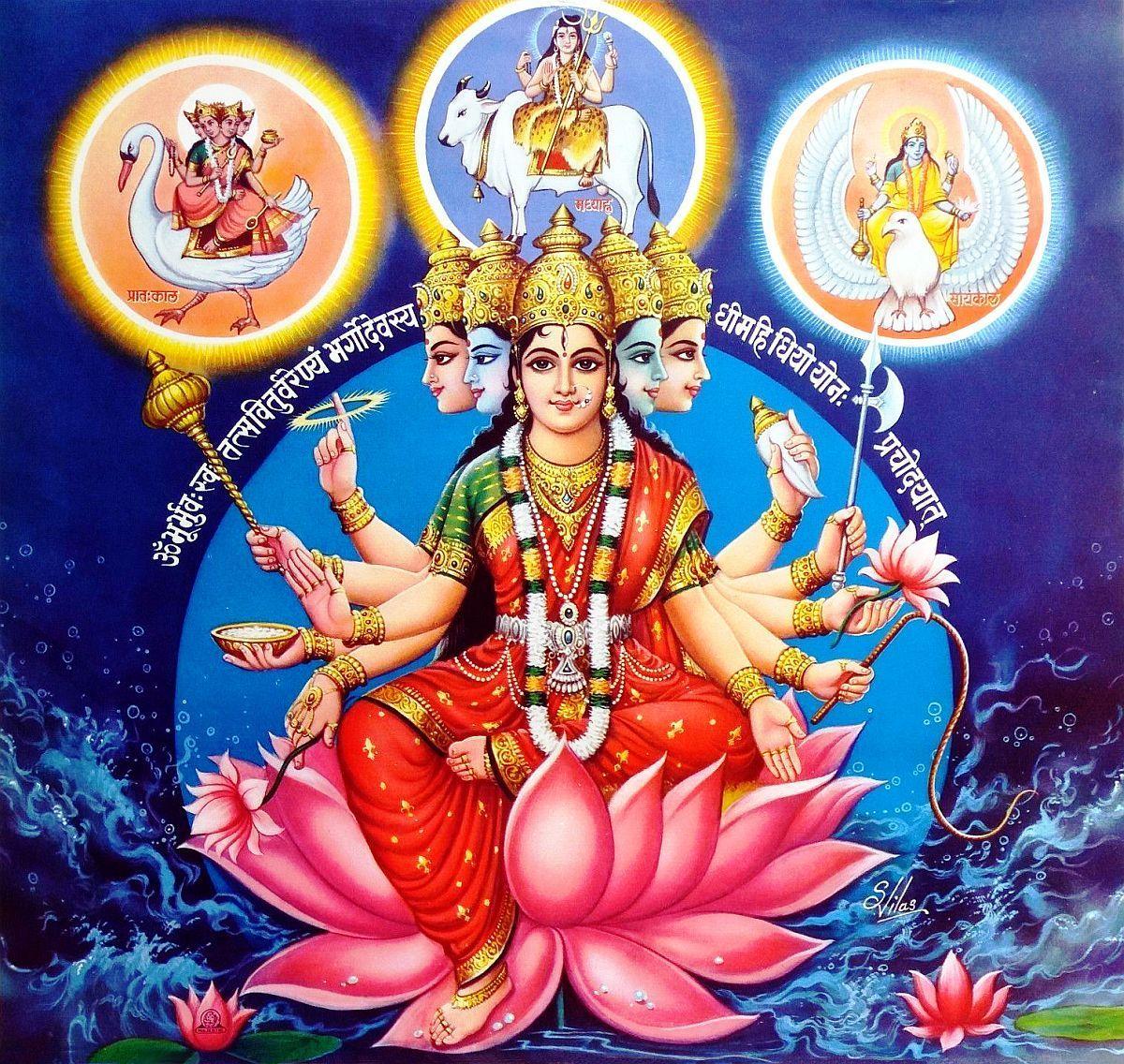 Gayatri Mata Wallpapers - Top Free Gayatri Mata Backgrounds ...