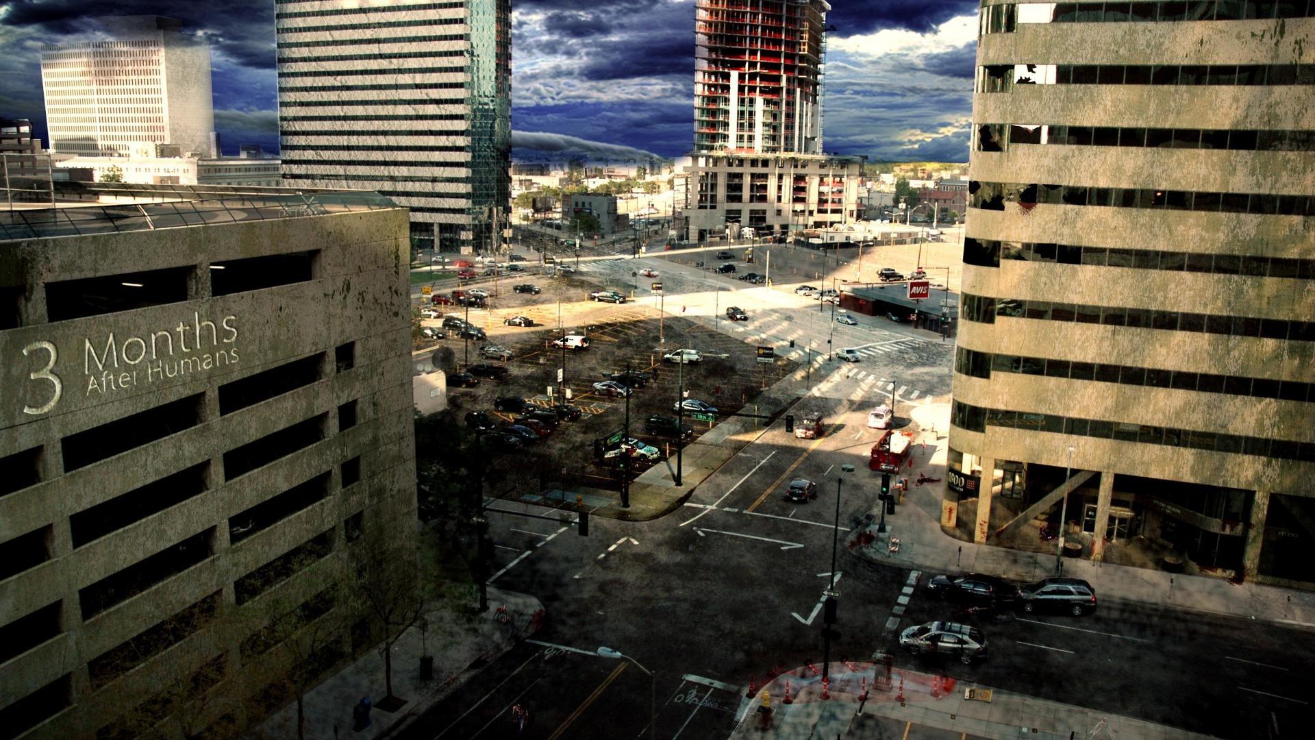 Zombie Apocalypse City Wallpapers - Top Free Zombie Apocalypse City ...