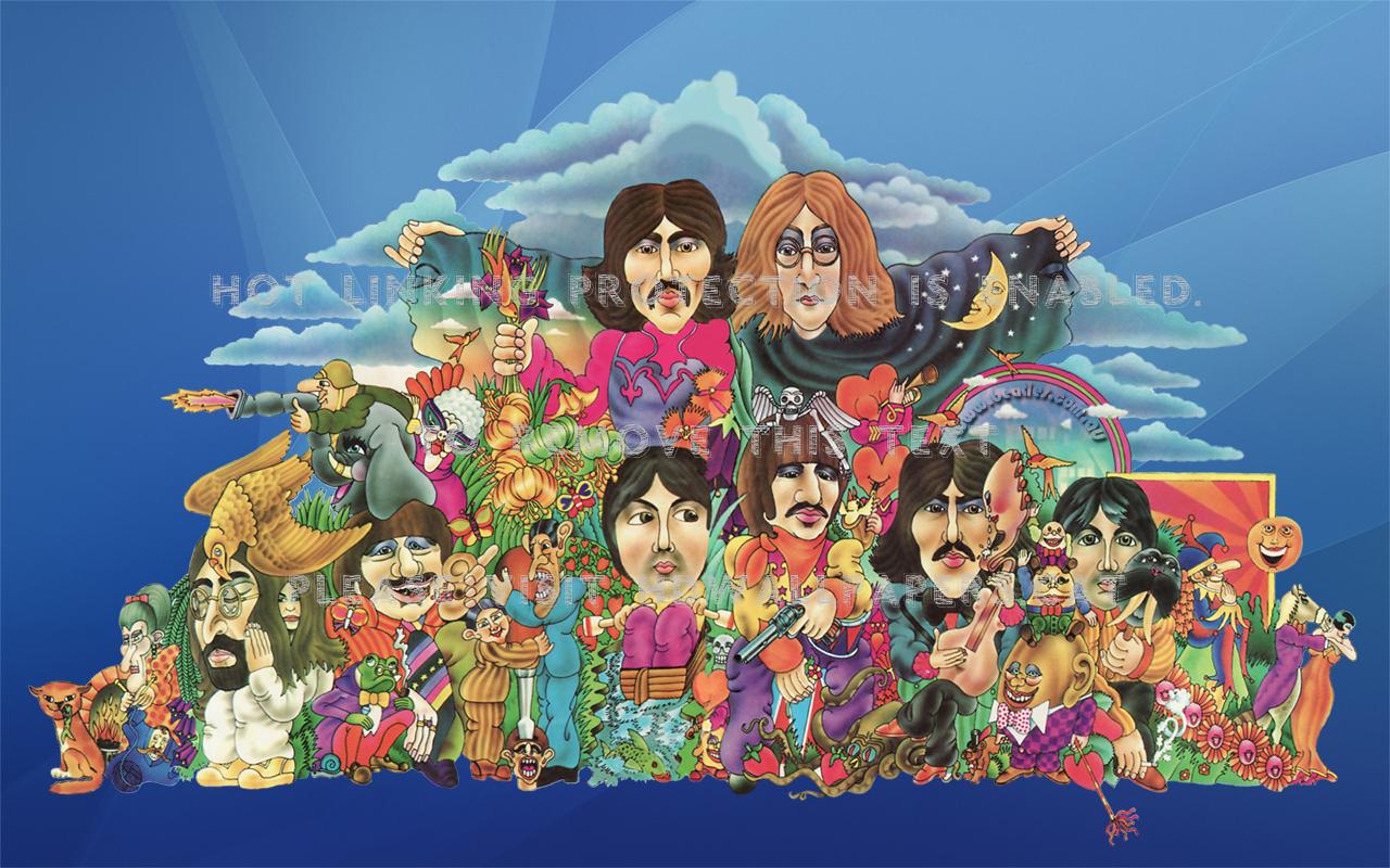 The Beatles Psychedelic Wallpapers - Top Free The Beatles Psychedelic ...