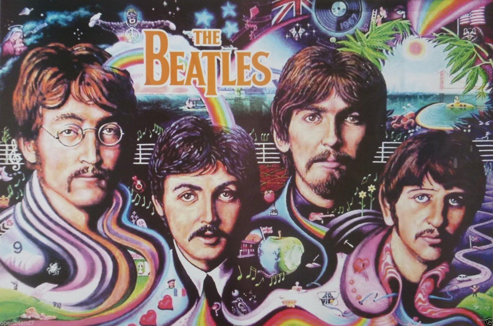 The Beatles Psychedelic Wallpapers - Top Free The Beatles Psychedelic ...