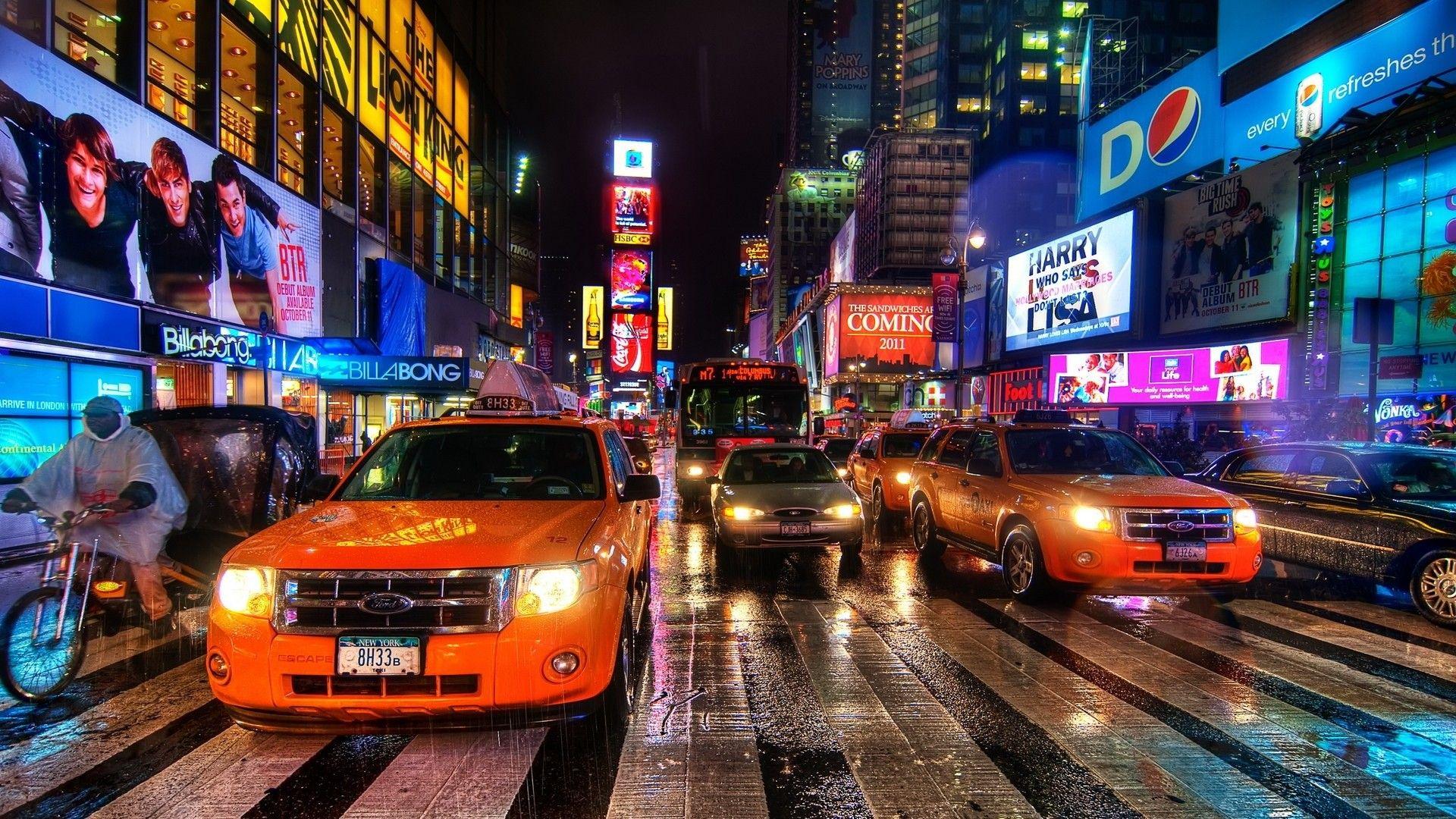 Times Square at Night Wallpapers - Top Free Times Square at Night ...