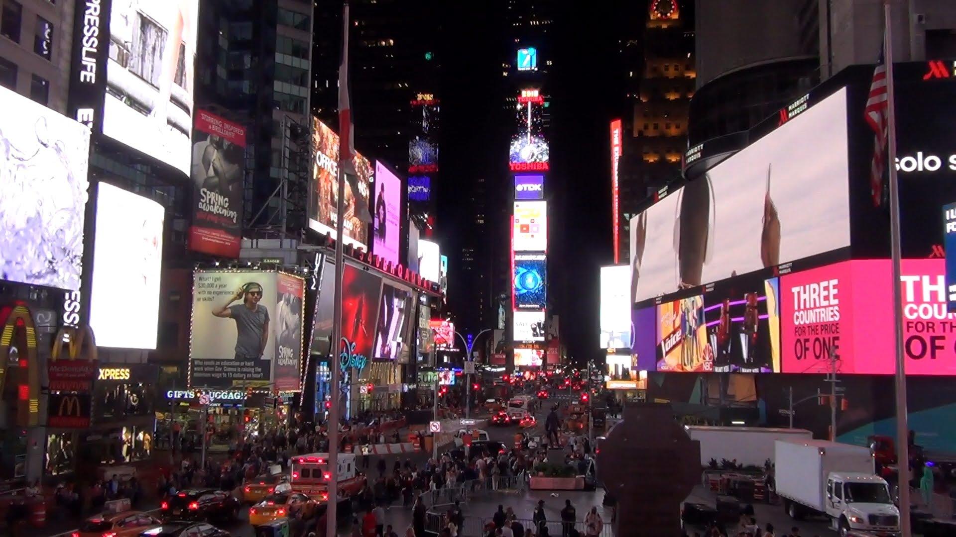 Times Square at Night Wallpapers - Top Free Times Square at Night ...