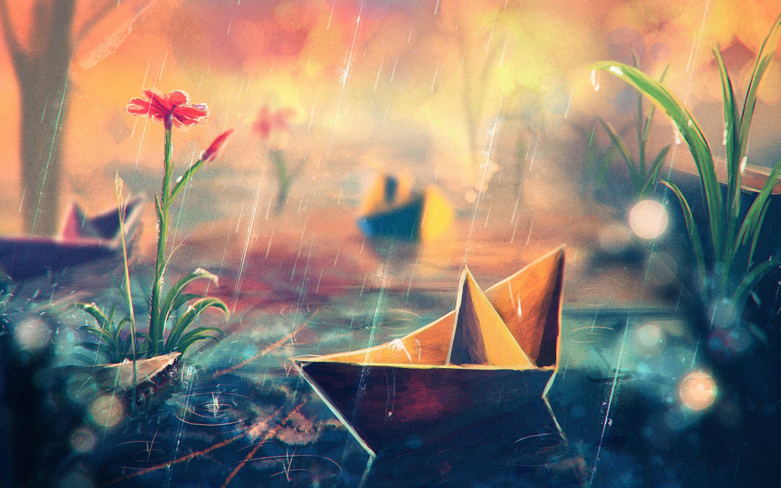 Origami Rain Wallpapers - Top Free Origami Rain Backgrounds ...