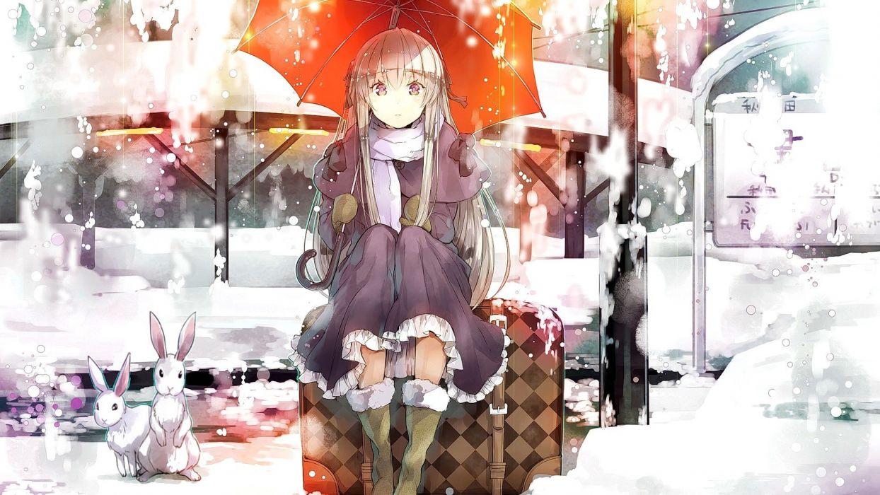 Cold Anime Girl Wallpapers - Top Free Cold Anime Girl Backgrounds ...