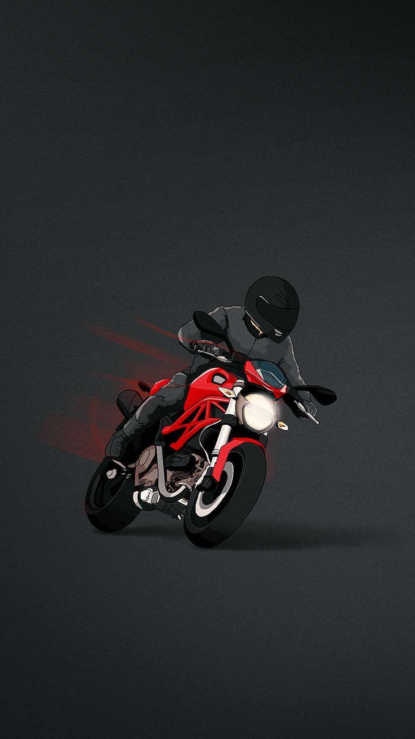 Motorbike Cartoon Wallpapers - Top Free Motorbike Cartoon Backgrounds ...