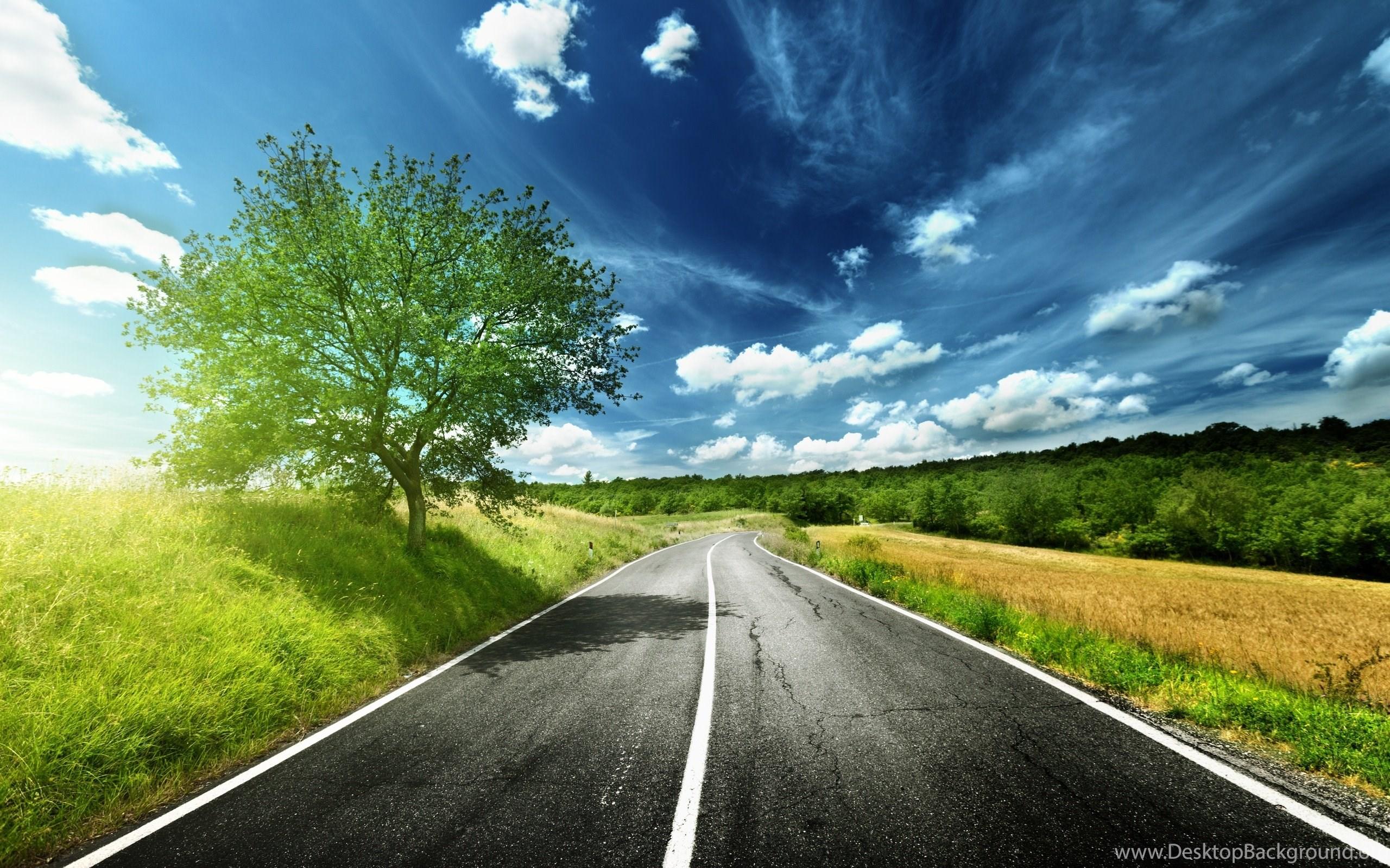 Nature Road Wallpapers - Top Free Nature Road Backgrounds - WallpaperAccess