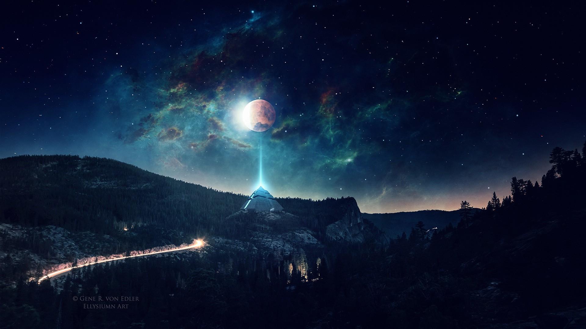 Night Pyramid Wallpapers - Top Free Night Pyramid Backgrounds ...