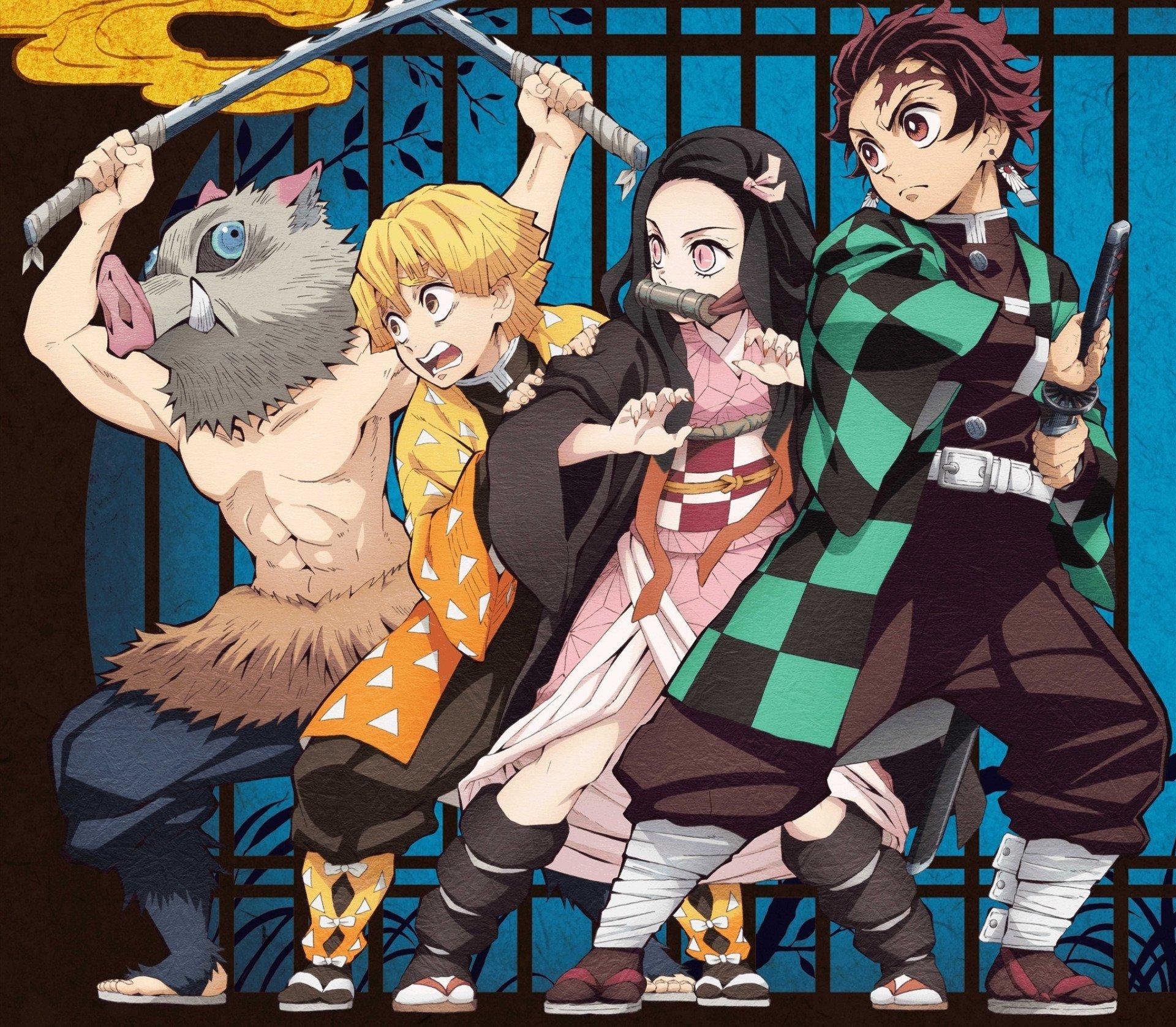 Demon Slayer Group Wallpapers - Top Free Demon Slayer Group Backgrounds ...