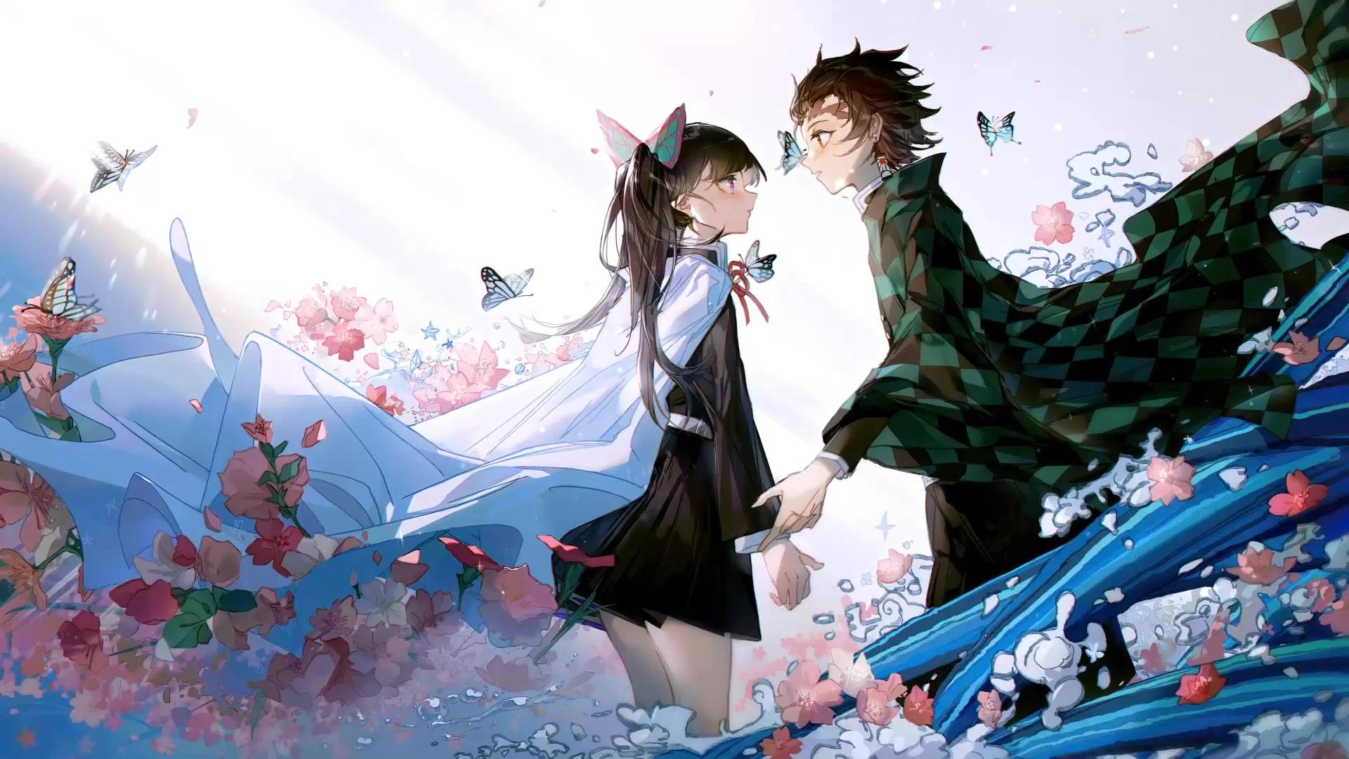 Demon Slayer Couple Wallpapers - Top Free Demon Slayer Couple ...