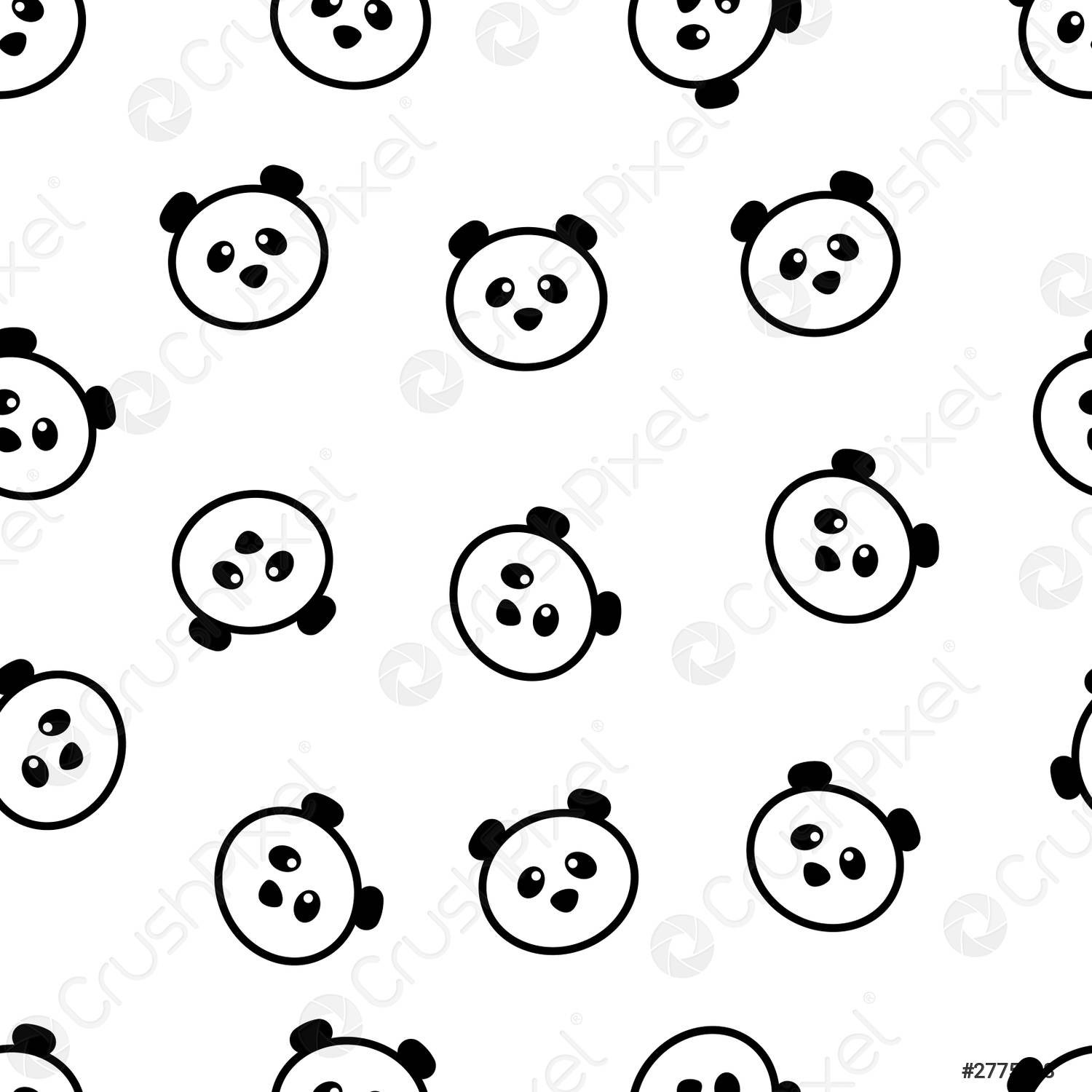 Cute Panda Pattern Wallpapers - Top Free Cute Panda Pattern Backgrounds - WallpaperAccess