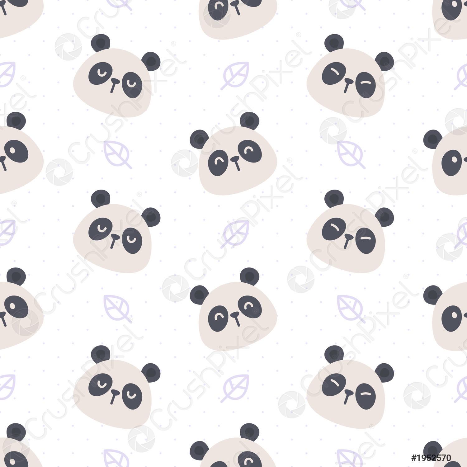 Cute Panda Pattern Wallpapers - Top Free Cute Panda Pattern Backgrounds ...