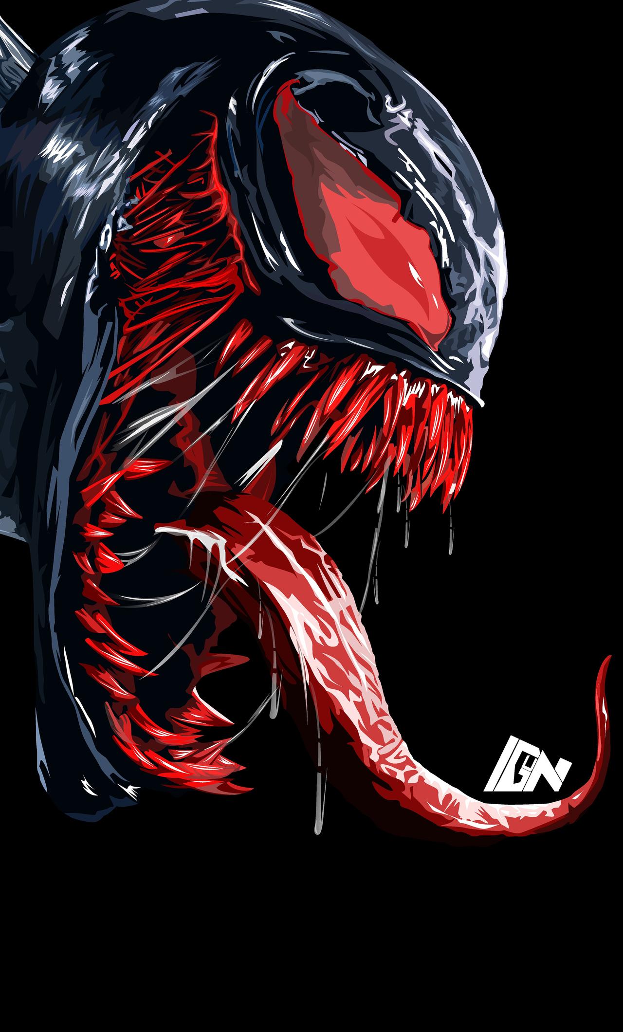 Venom Red and Black Wallpapers - Top Free Venom Red and Black ...