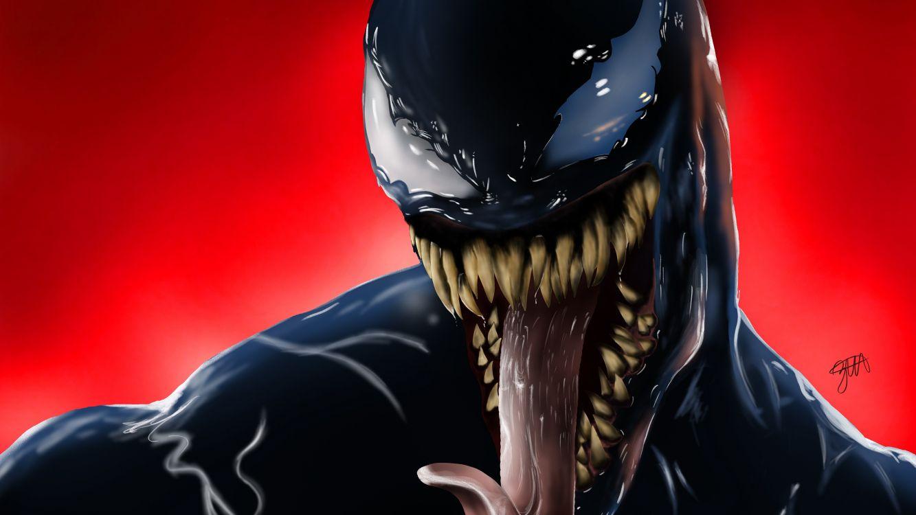 Venom Red and Black Wallpapers - Top Free Venom Red and Black ...
