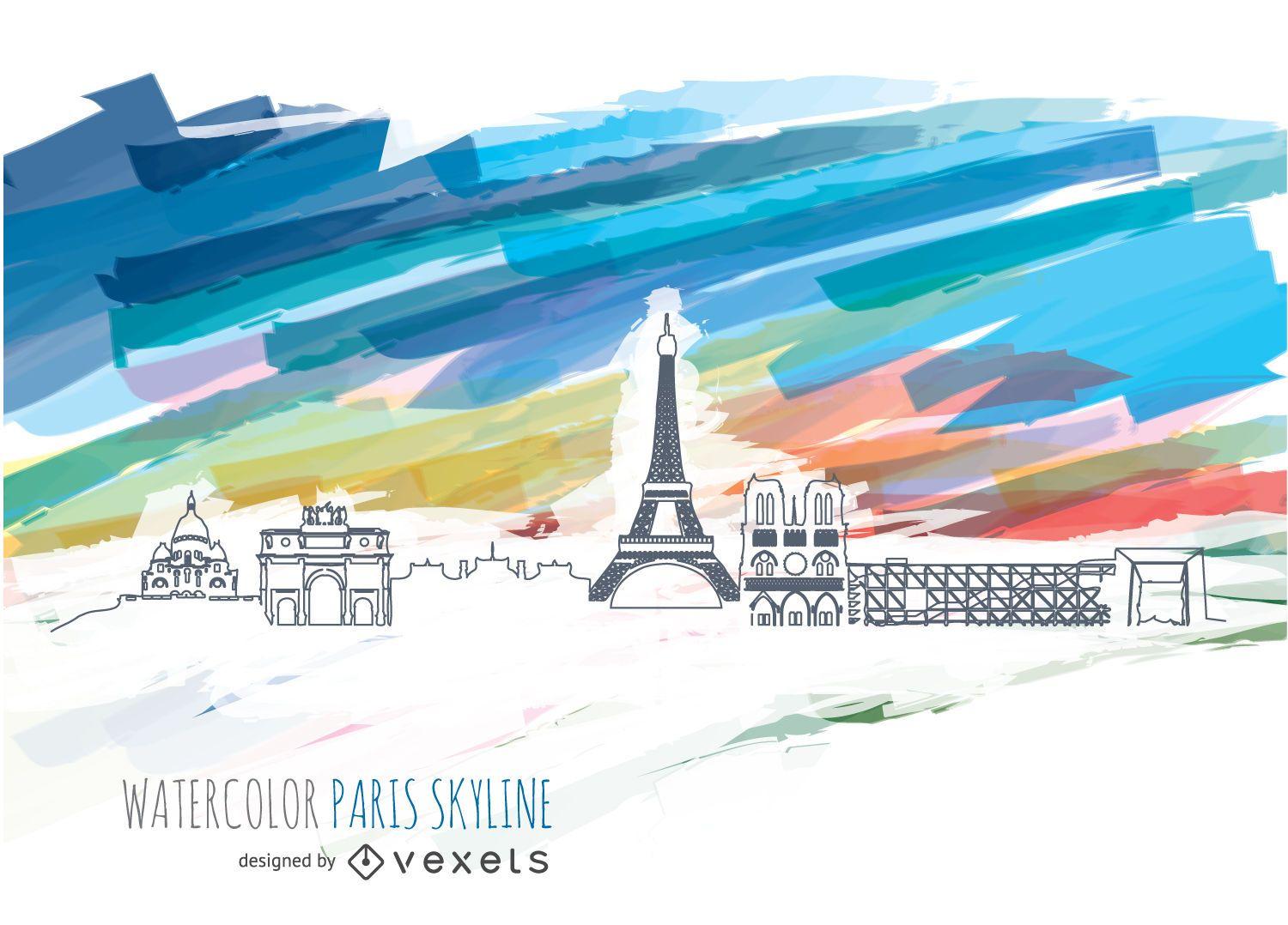 Paris Watercolor Wallpapers - Top Free Paris Watercolor Backgrounds ...